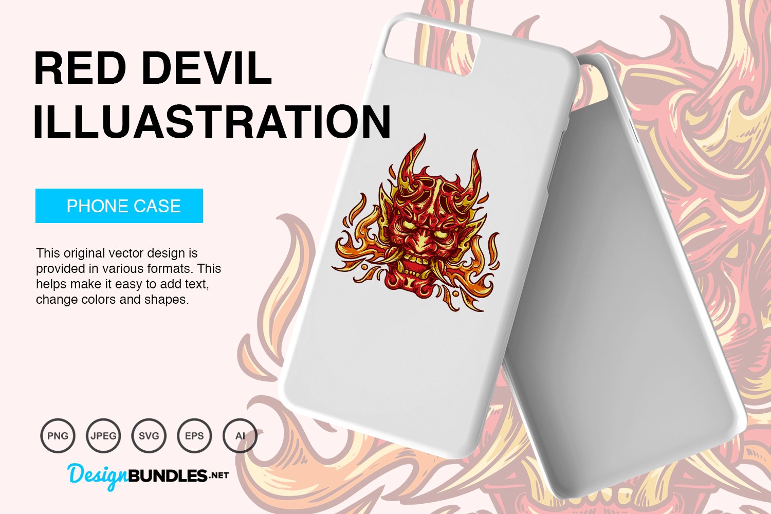Red Devil Vector Illustration