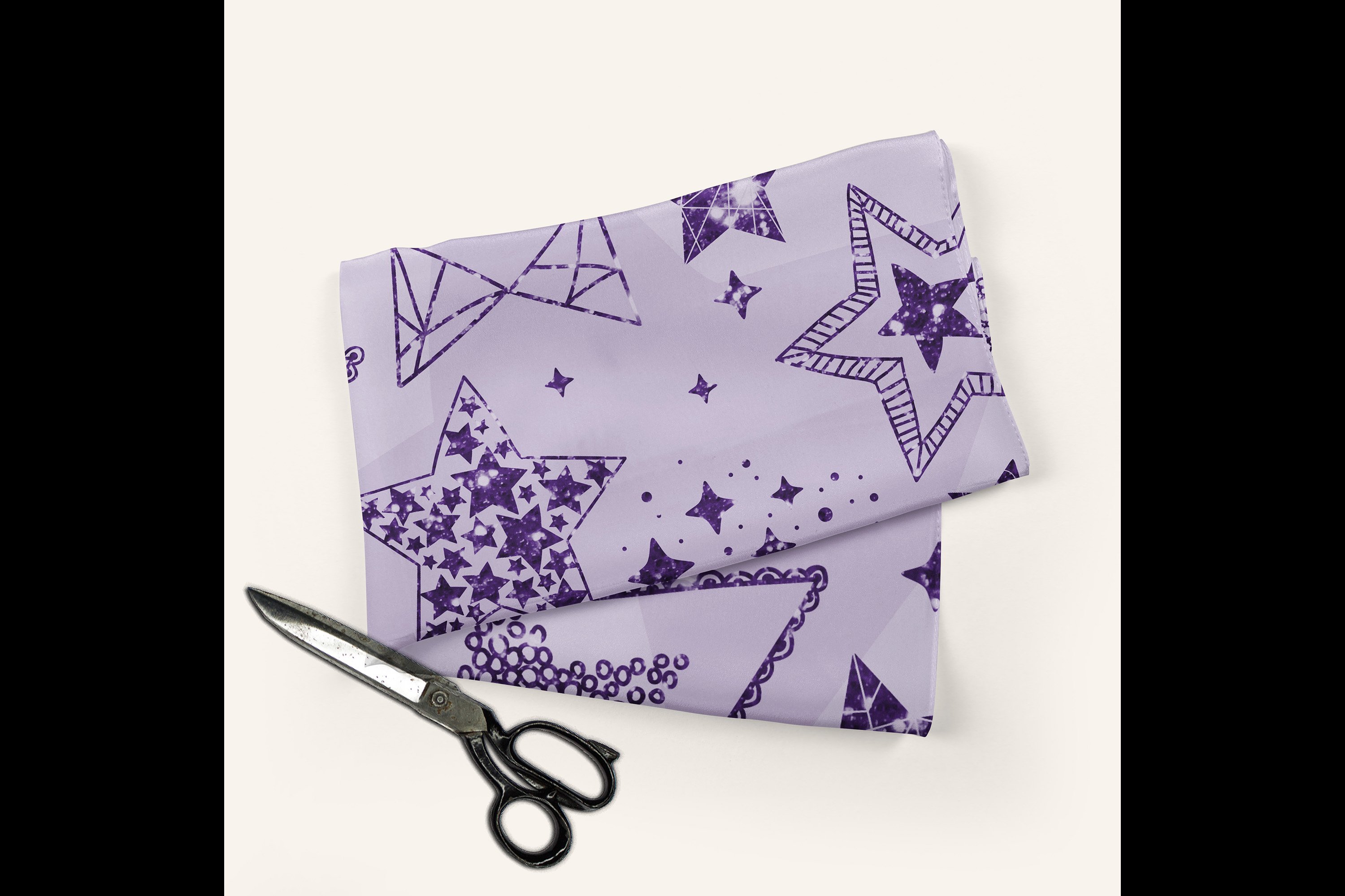100 Seamless Cute Sparkle Glitter Galaxy Star Digital Papers (305040 ...