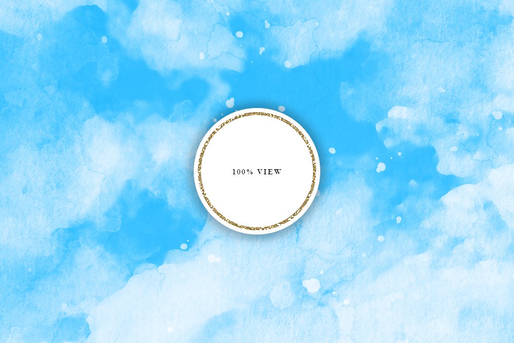 Watercolor Sky Backgrounds - Blue Skies Digital Paper (432073 ...