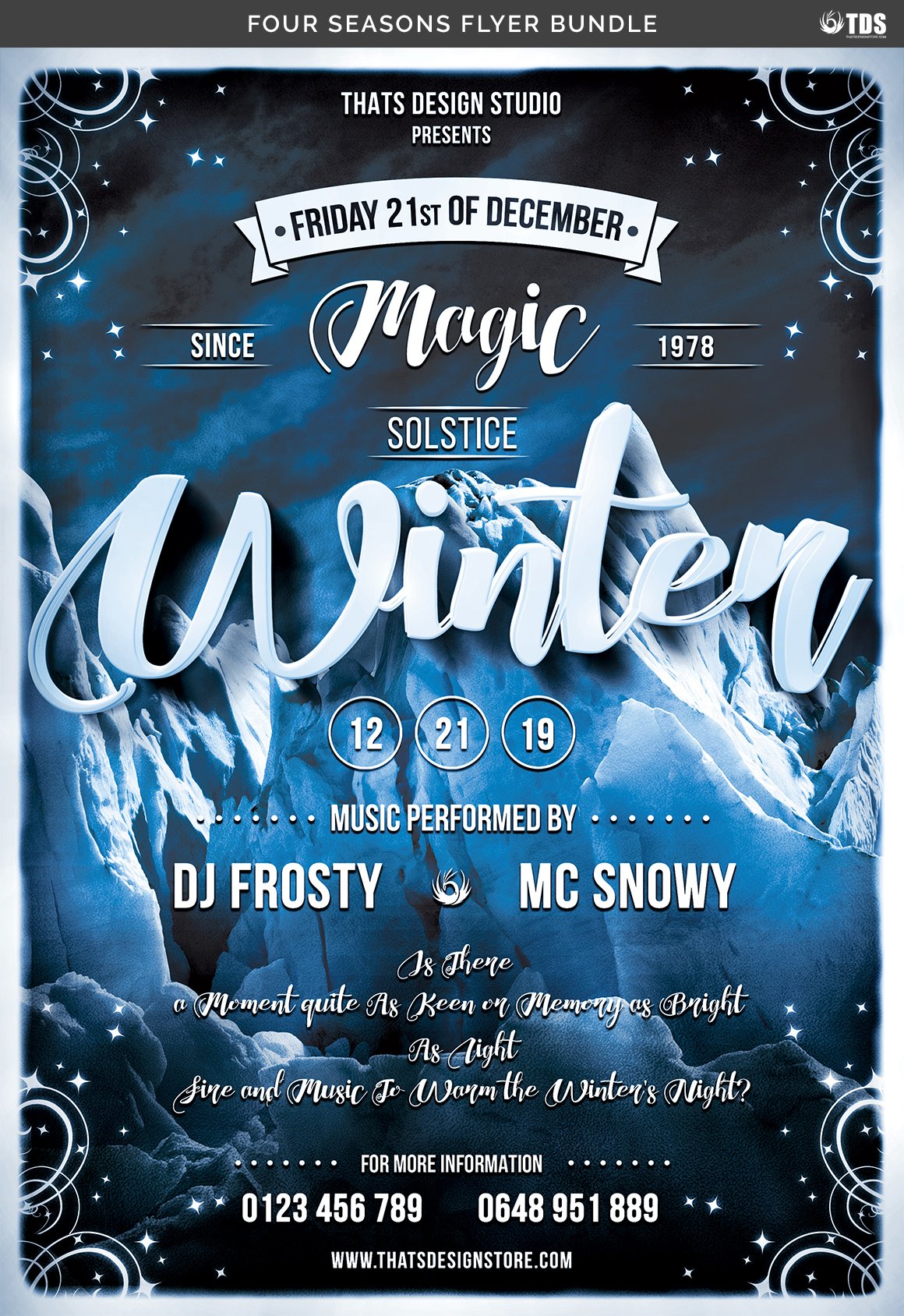 Four Seasons Flyer Bundle (36574) | Flyers | Design Bundles