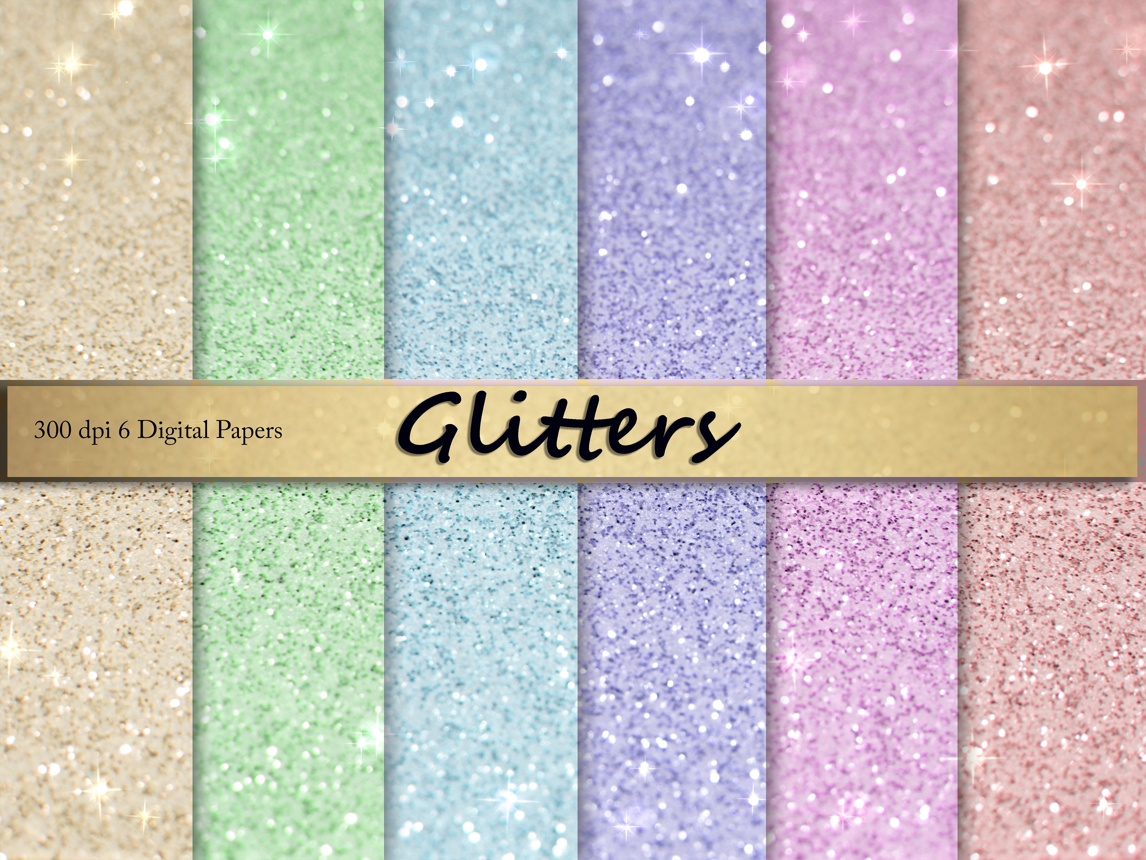 Wedding Glitters Digital Paper