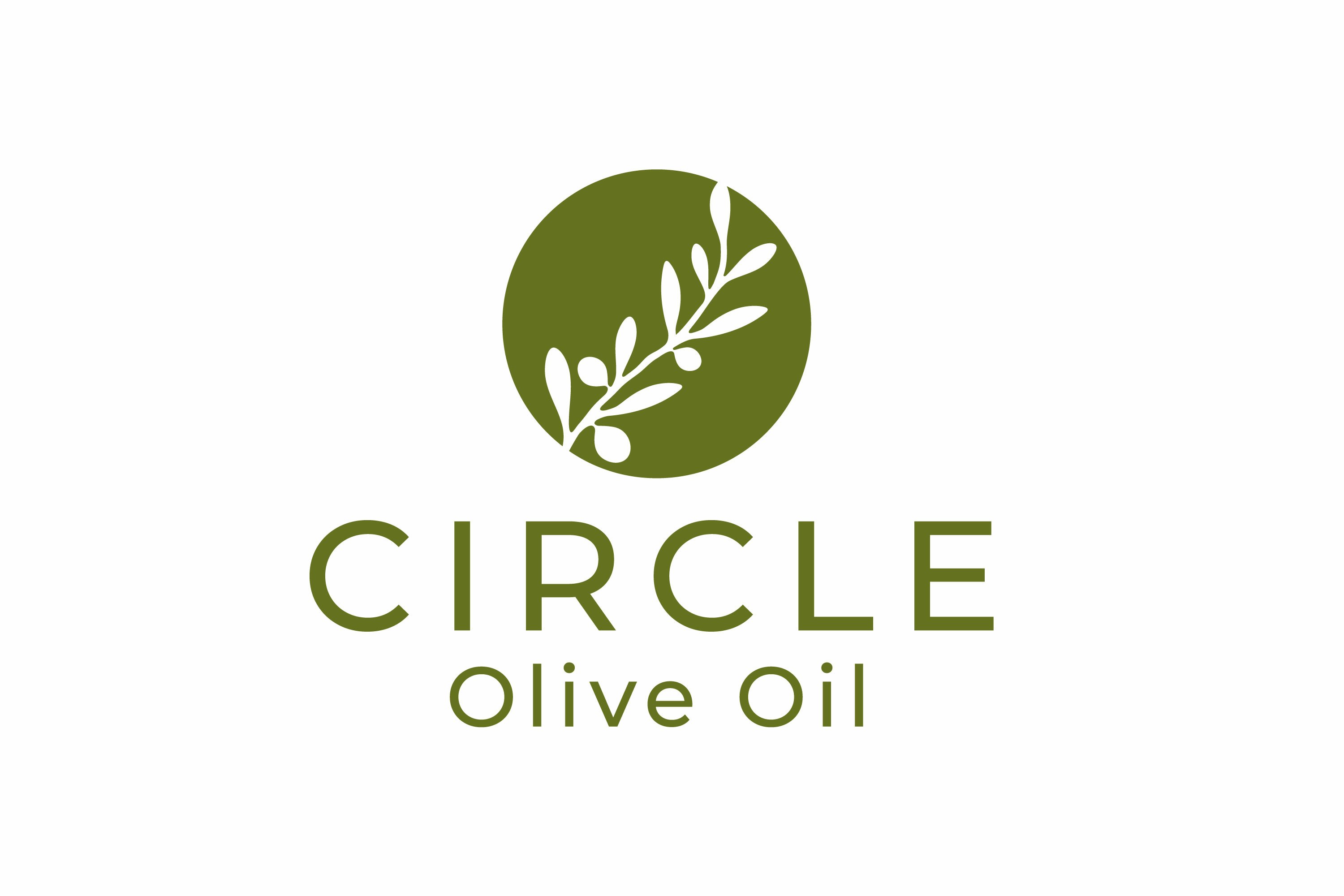 Olive Oil Circle Logo Design (1173338) | Logos | Design Bundles