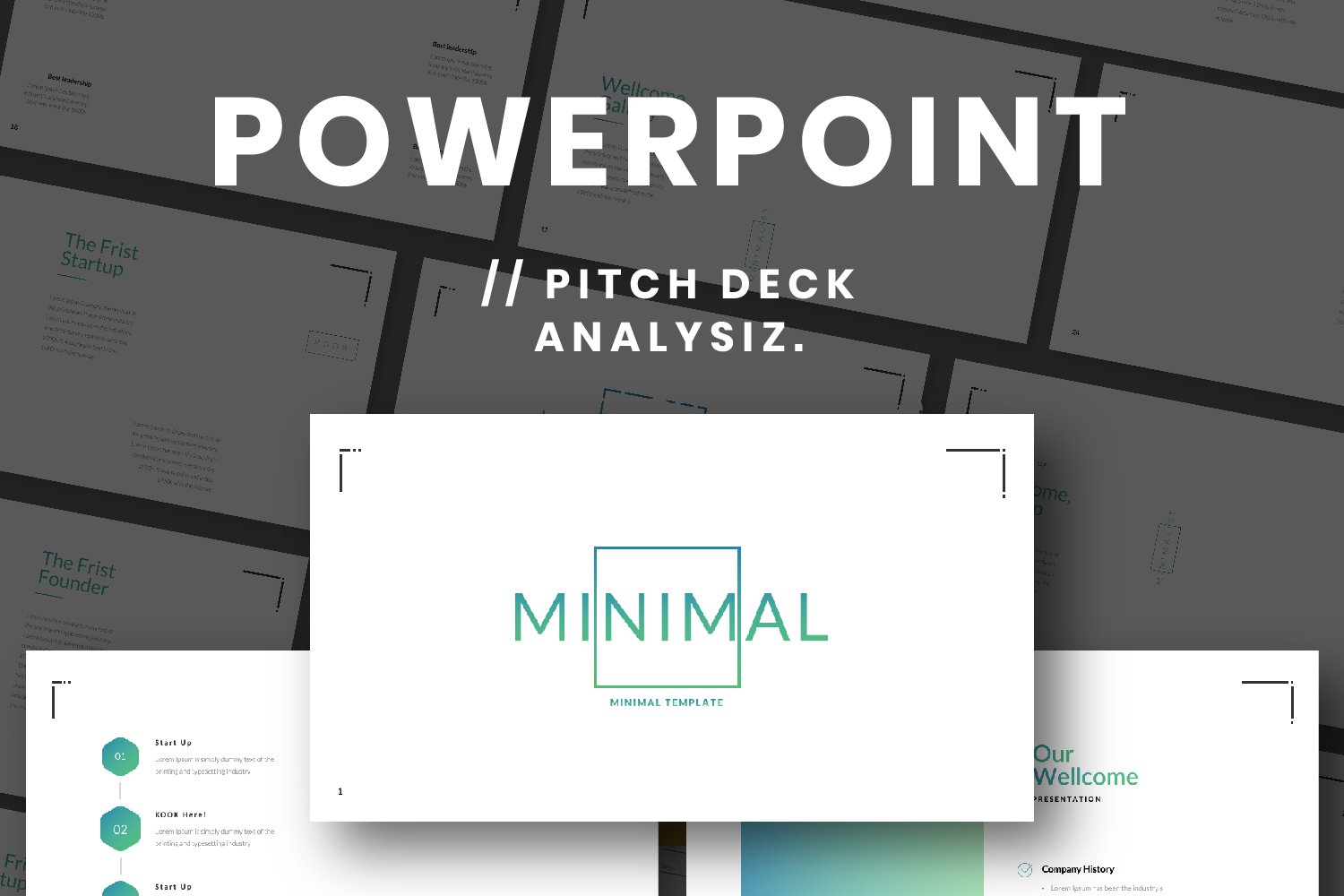 Minimal Business Powerpoint (623021) | Powerpoint | Design Bundles
