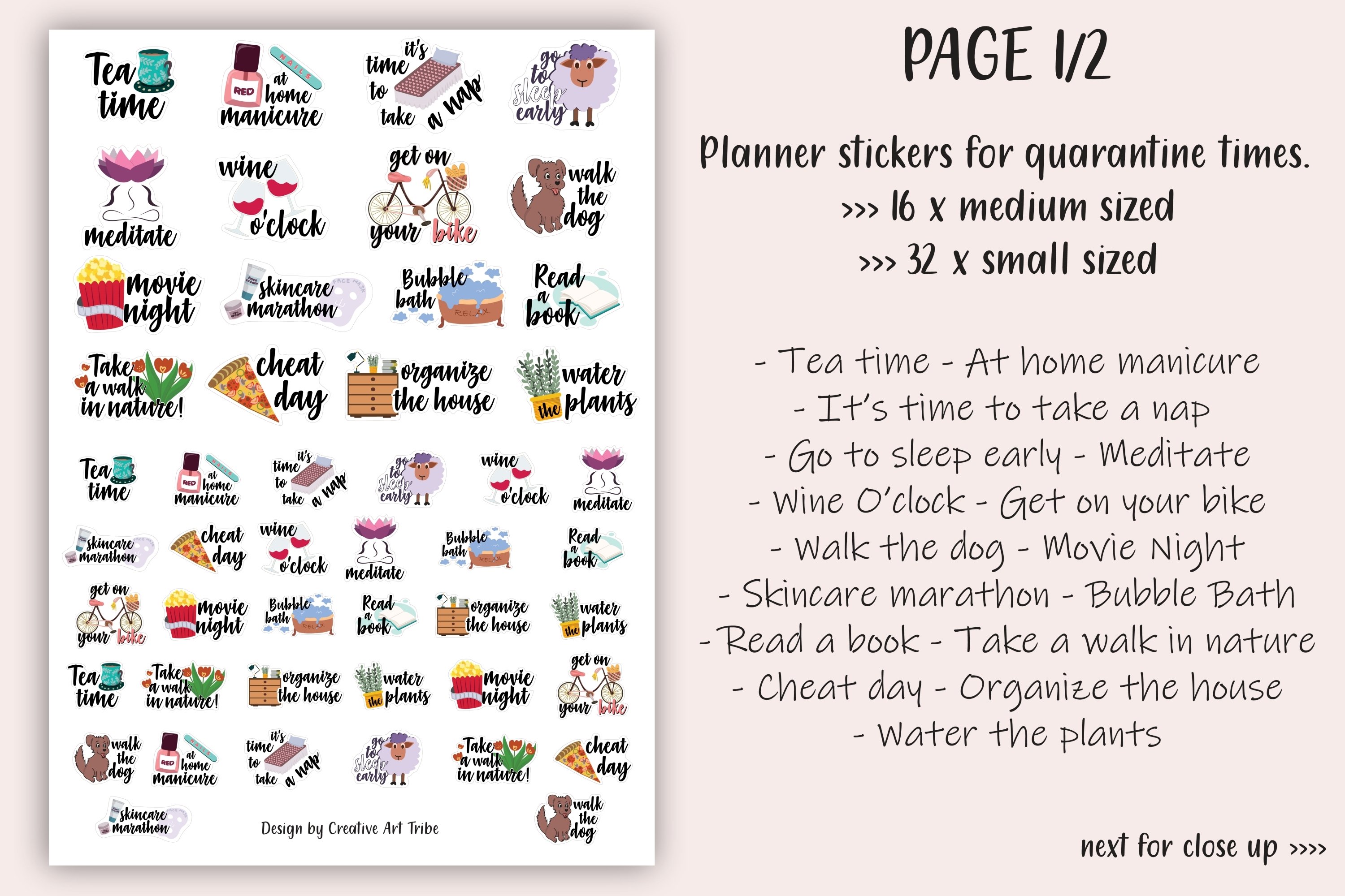 Quarantine Stickers, Stickers Set, Planner Stickers, cutfile (560637 ...