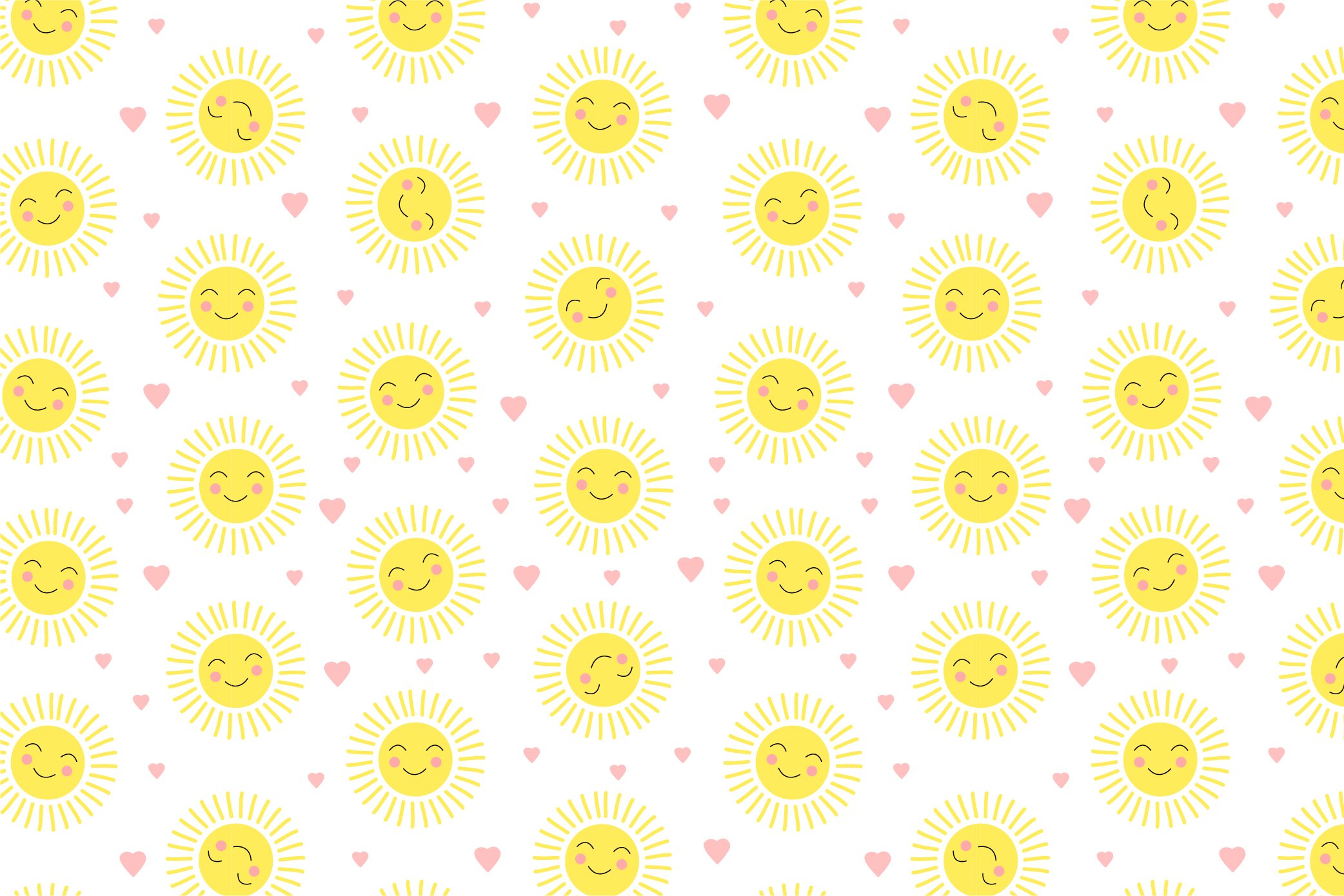 Sun. 6 Seamless patterns. Digital paper. (532314) | Patterns | Design ...