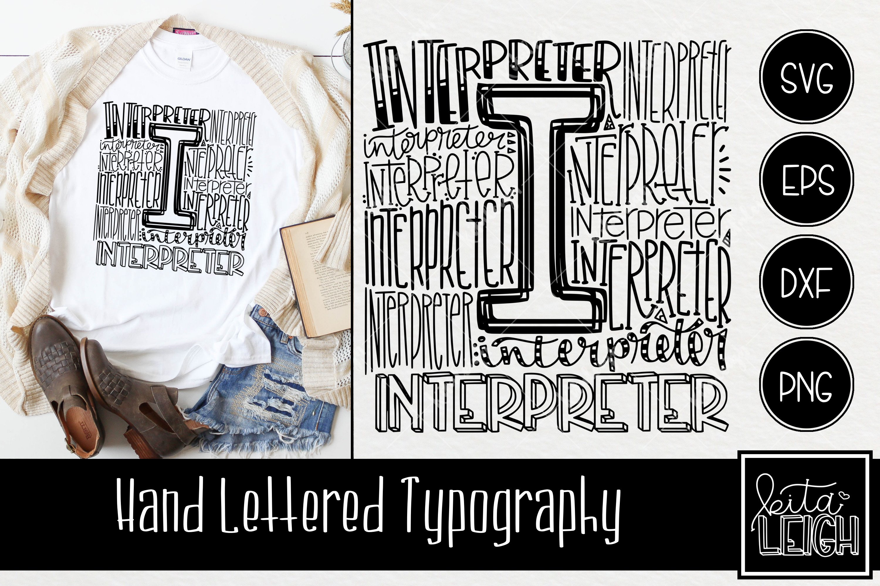 Interpreter Typography (335752) | Hand Lettered | Design Bundles