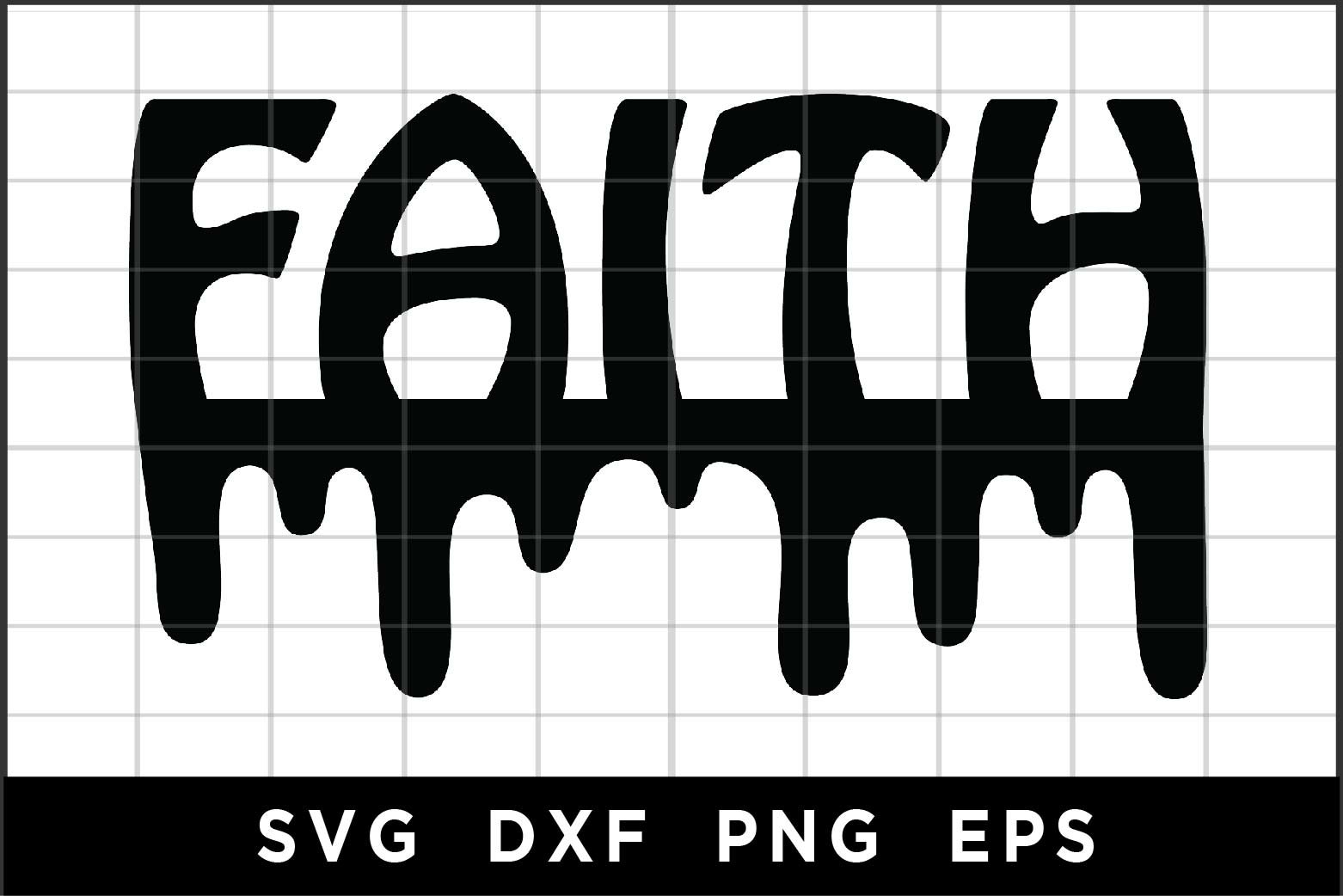 FAITH SVG (713793) | Printables | Design Bundles