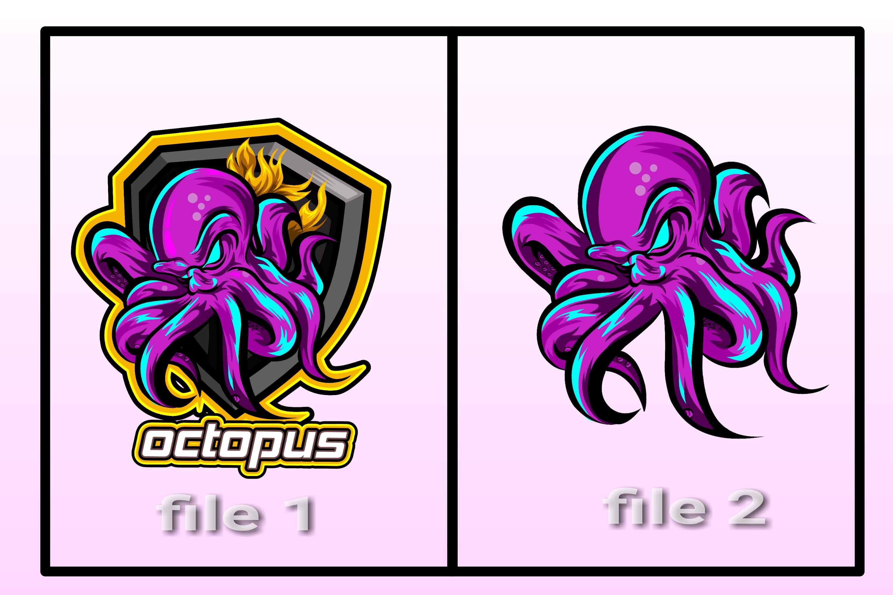 e-sport logo OCTOPUS (595472) | Logos | Design Bundles
