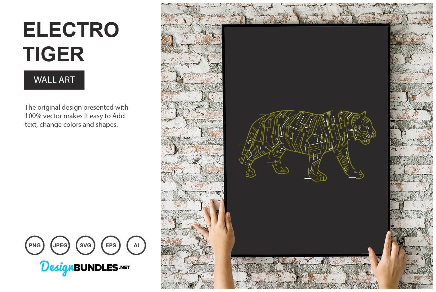 Electro Tiger Illustration