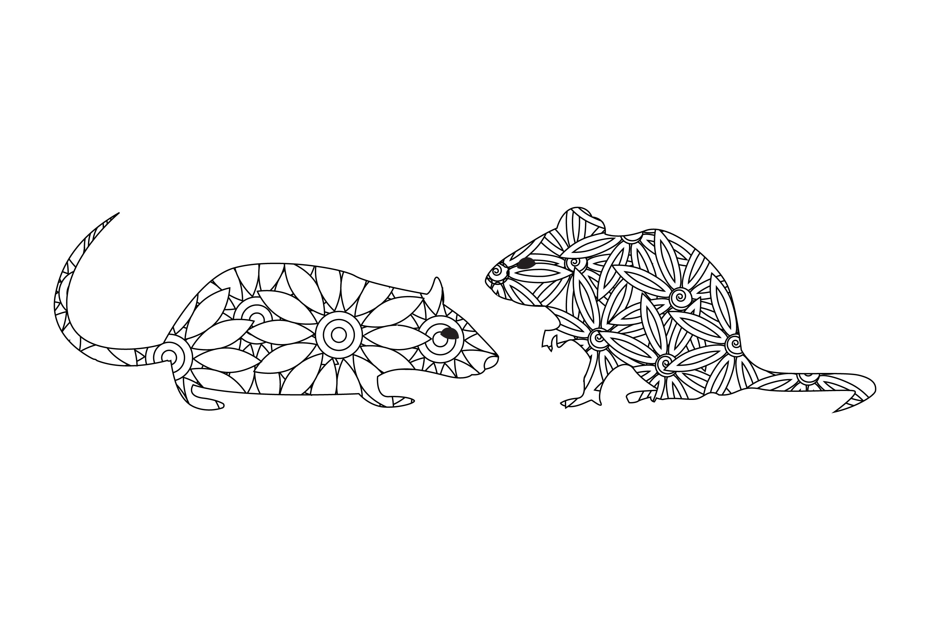 Rat Mandalas