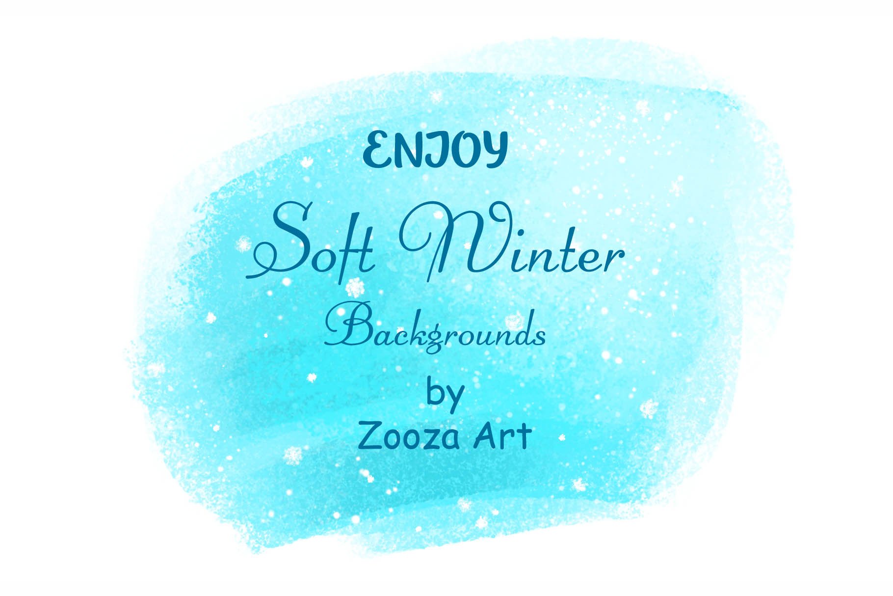 Soft winter snowy backgrounds (407023) | Illustrations | Design Bundles