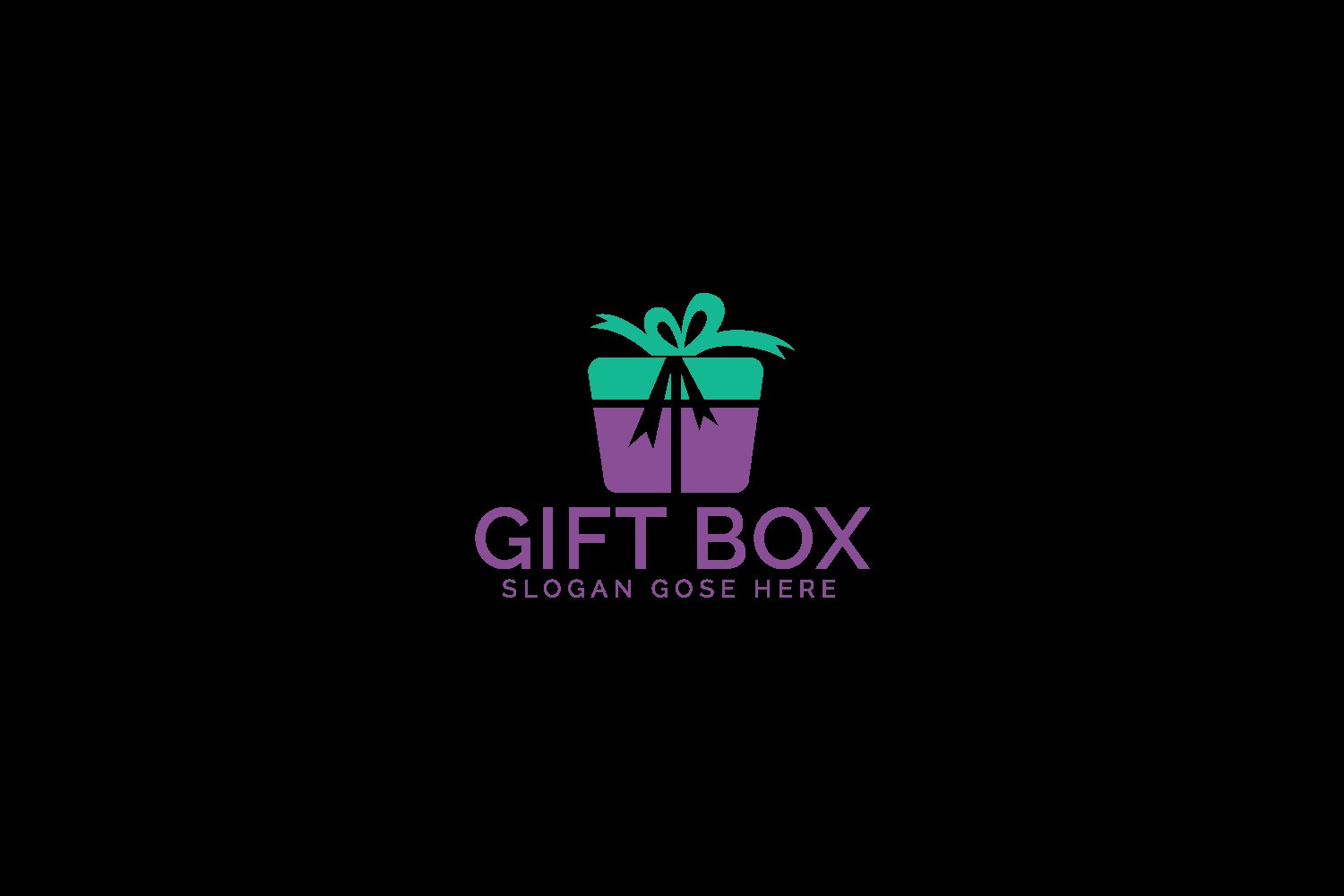 Gift Box Logo Design. (436742) | Logos | Design Bundles
