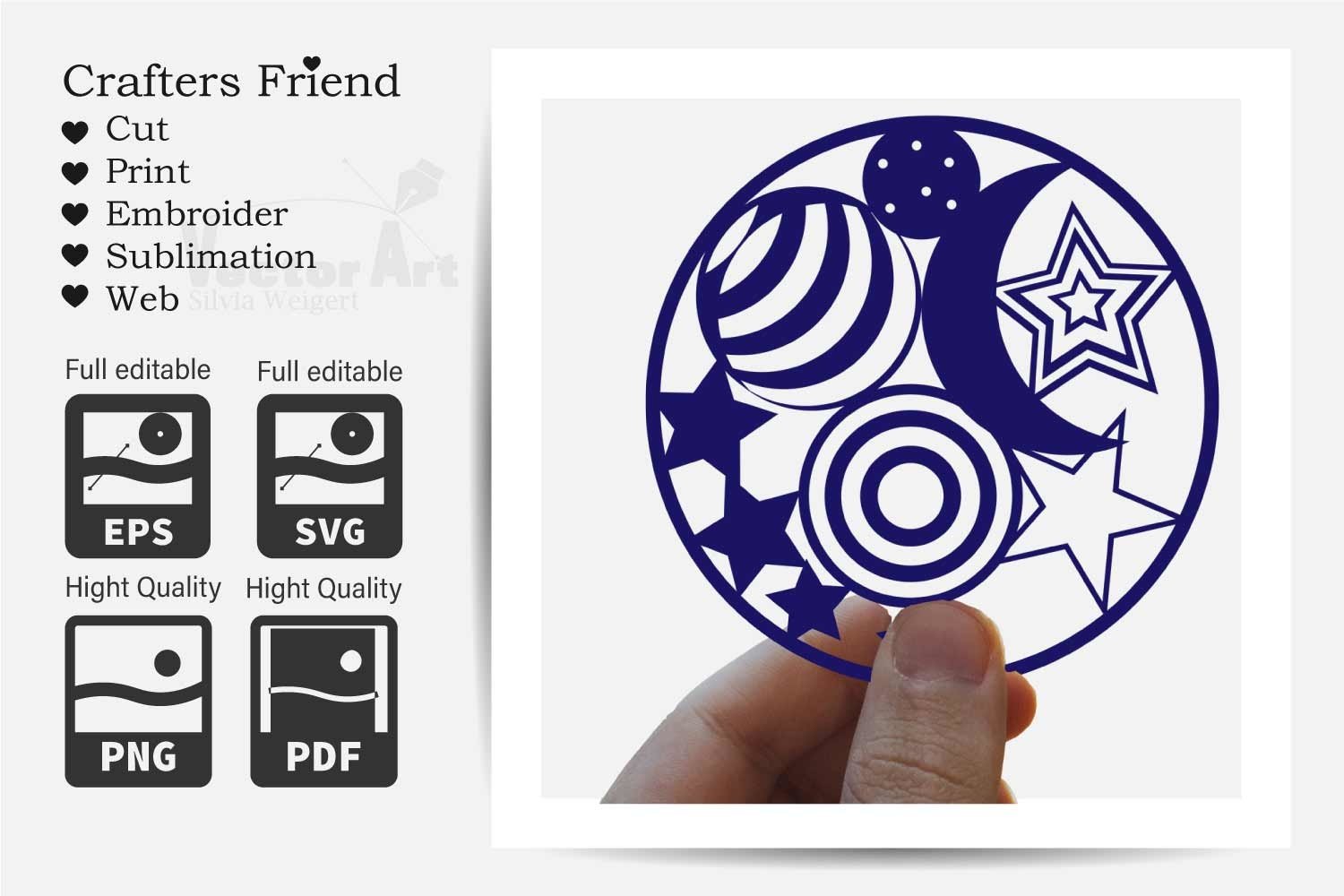 Space Collection SVG - Cut Files for Beginners (95178) | Cut Files ...