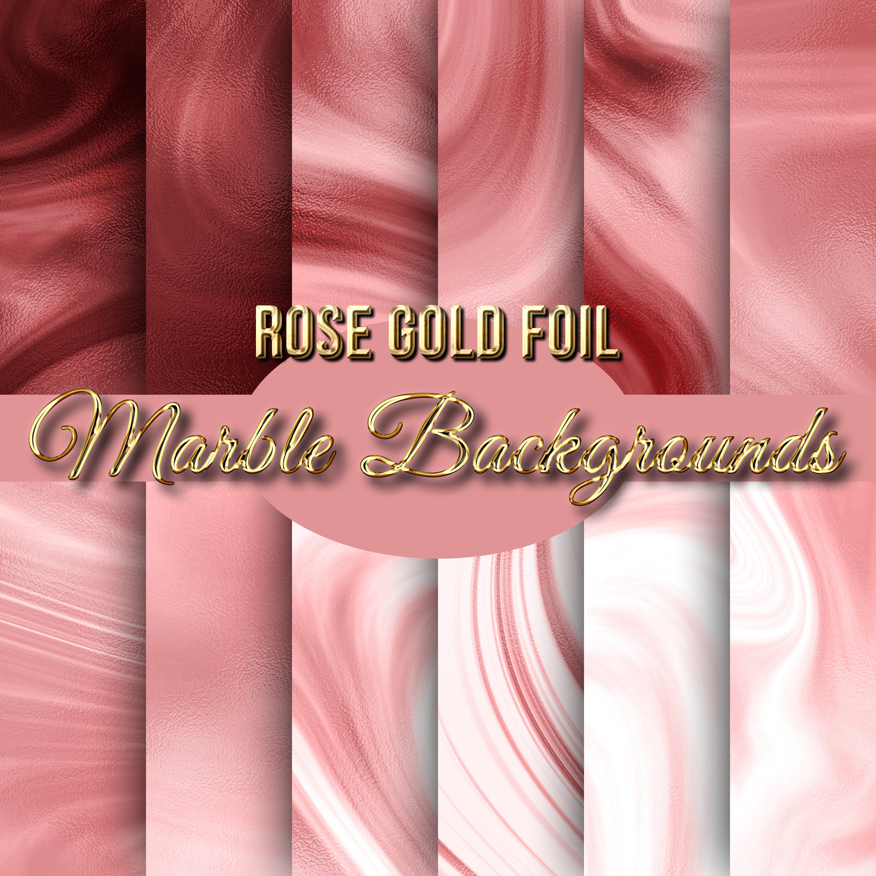 Rose Gold Foil Background