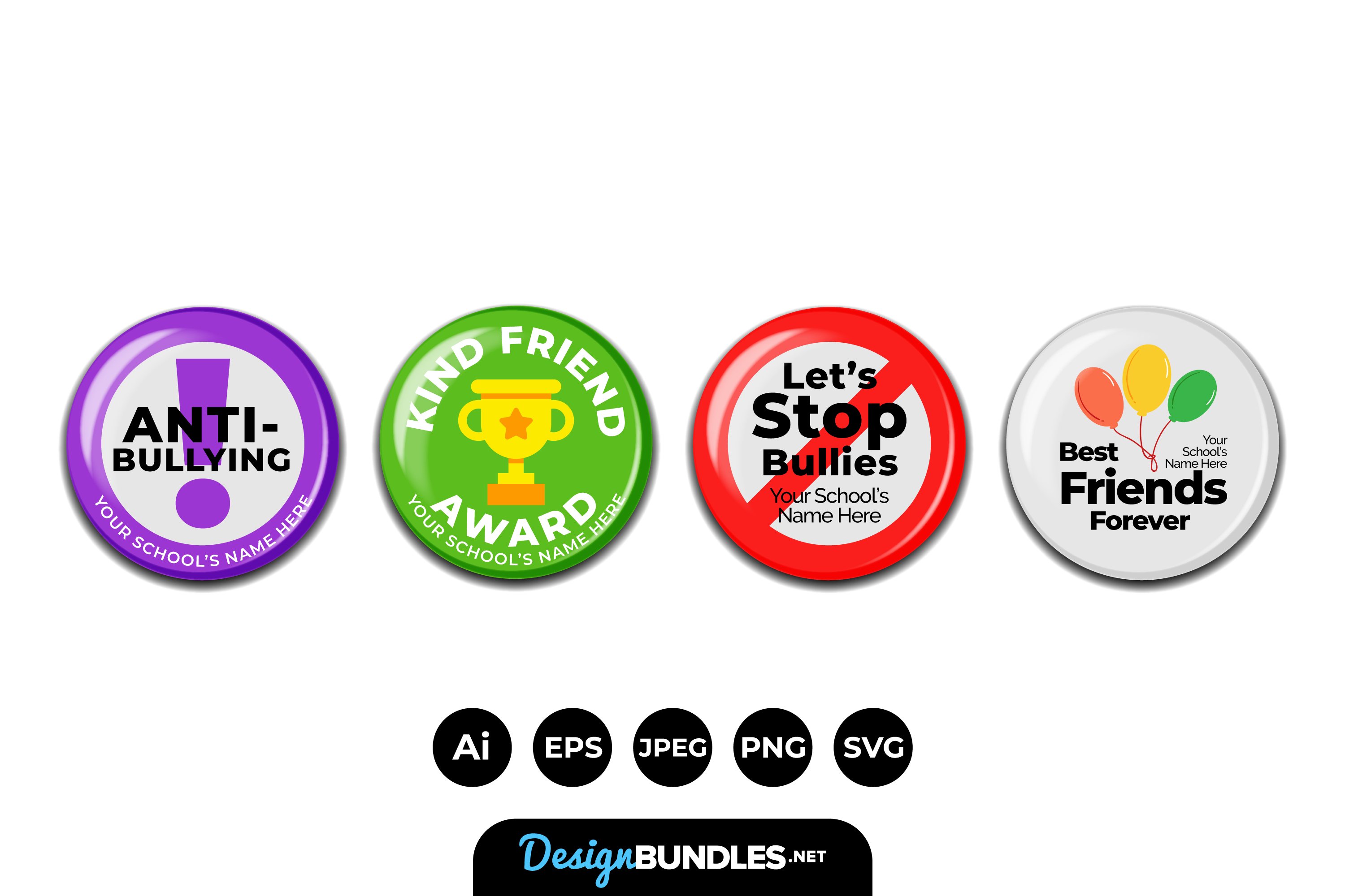 Children Kindness Badges