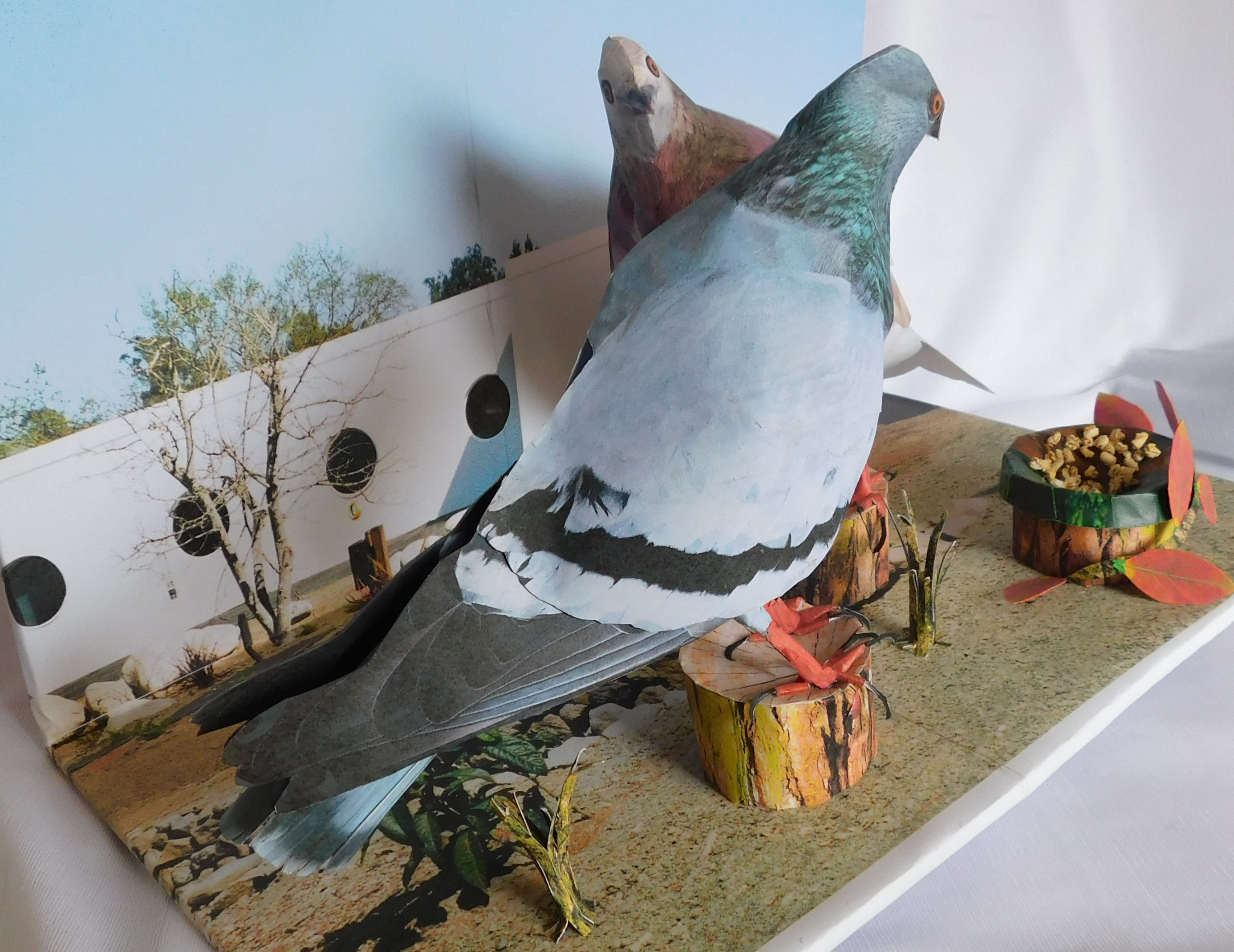 3 d paper craft Pigeon make it yourself pigeon model (298767) | Paper ...