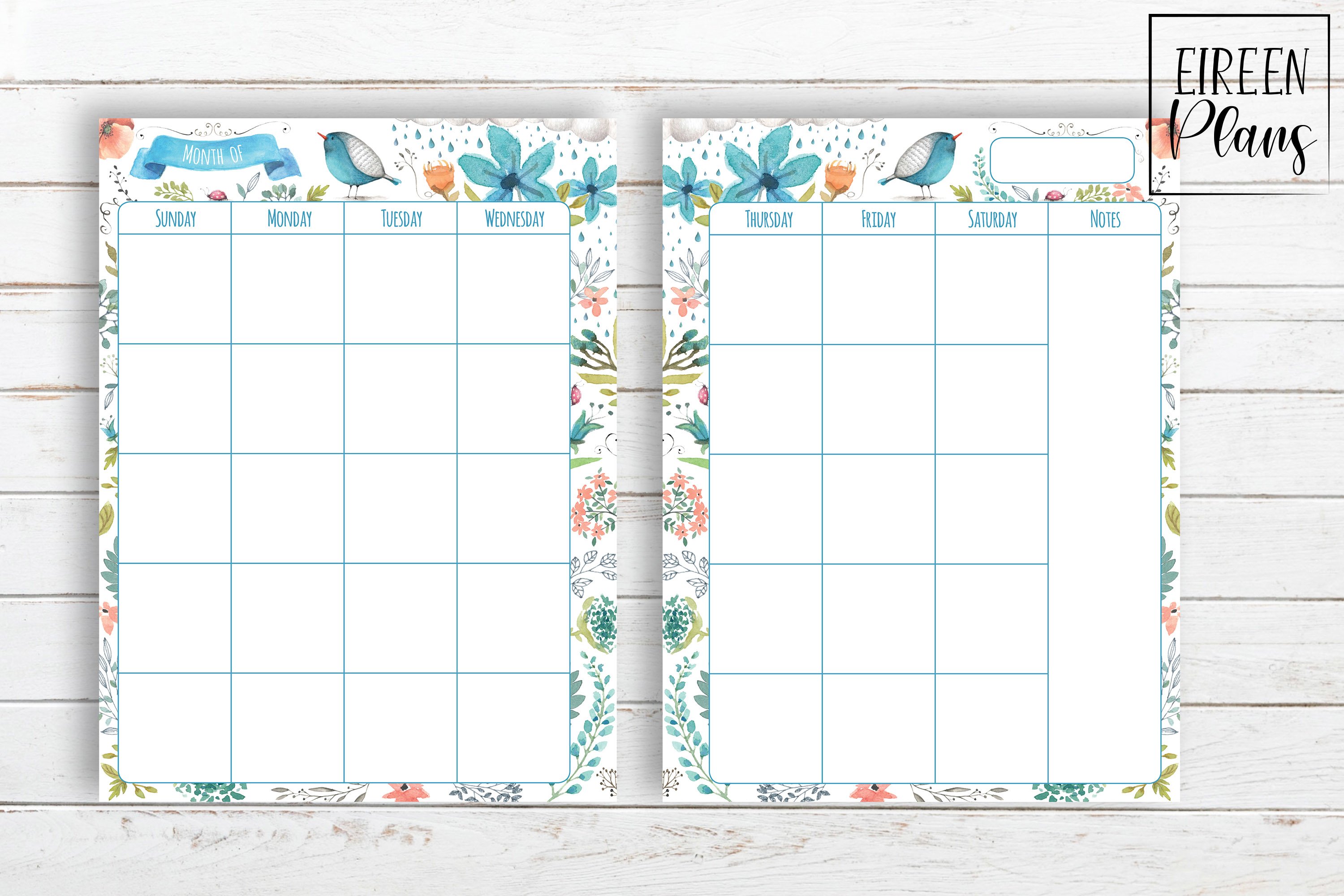 Monthly Printable for Classic Happy Planner (233606) | Inserts | Design ...