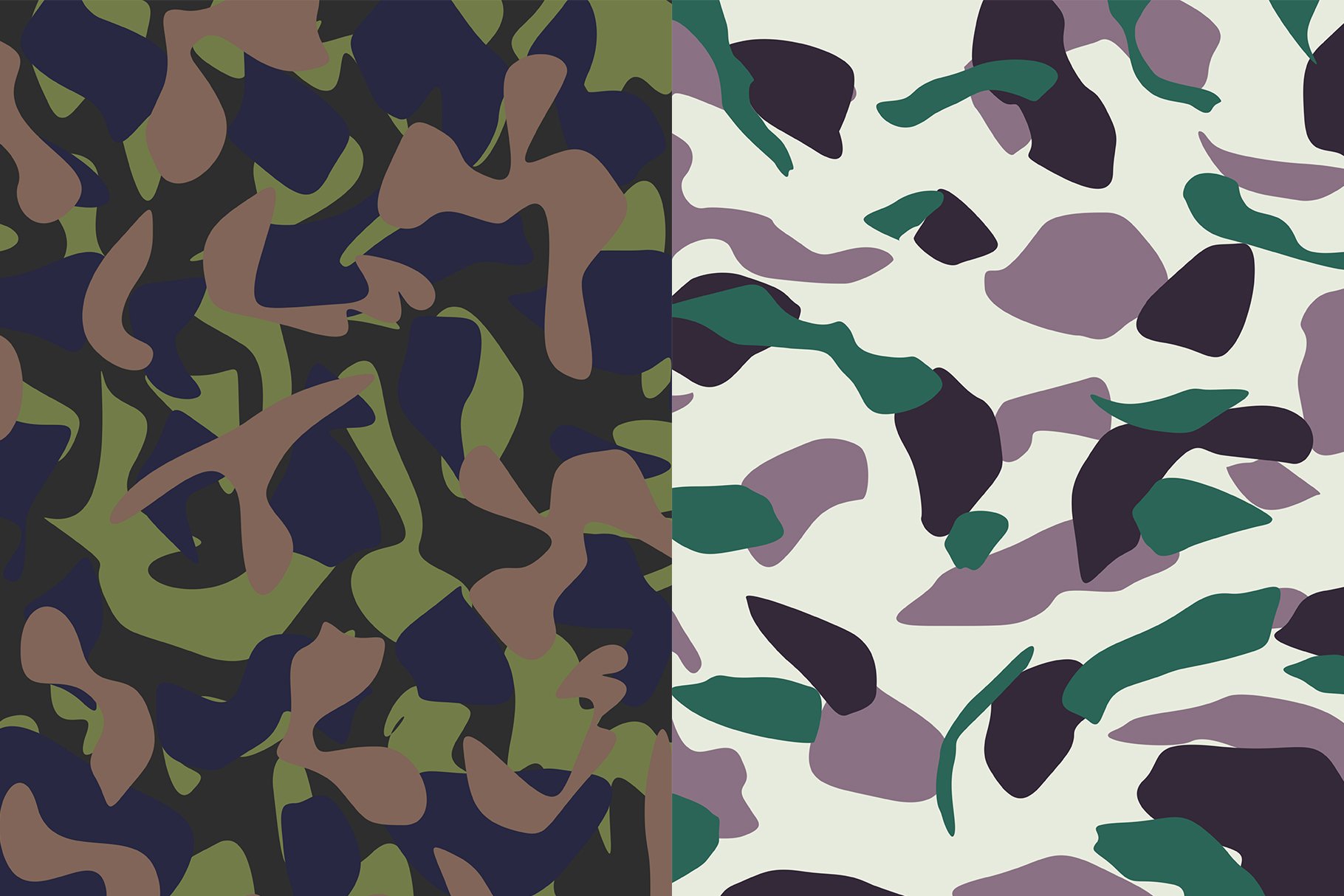 10 Army Camo Patterns Vol.2 (358483) | Patterns | Design Bundles