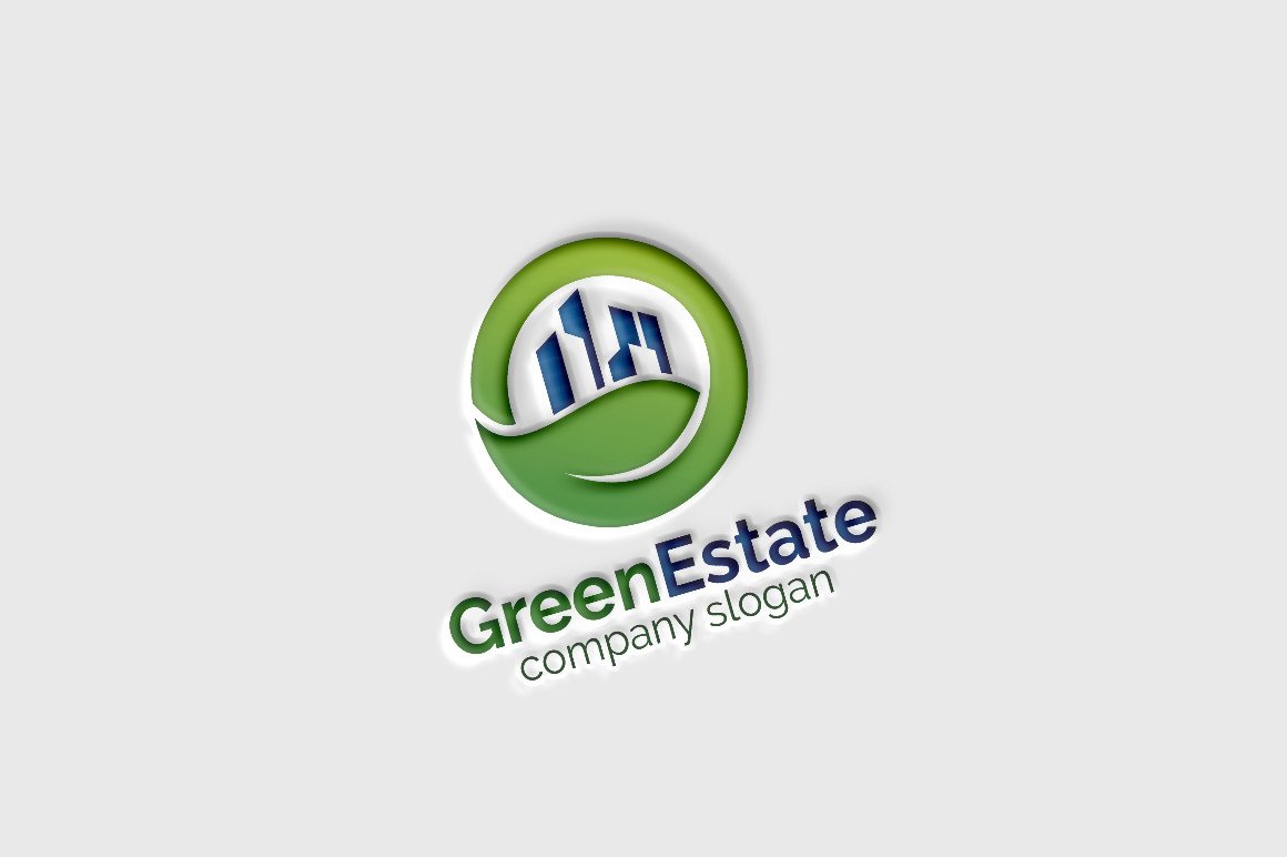 Green Estate - Logo Template (290866) | Logos | Design Bundles