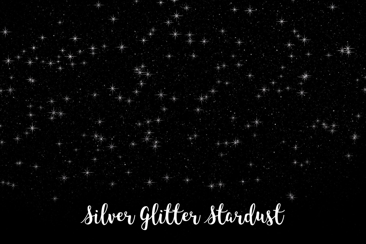 Silver Glitter Stardust, Transparent PNG (151188) | Decorations ...