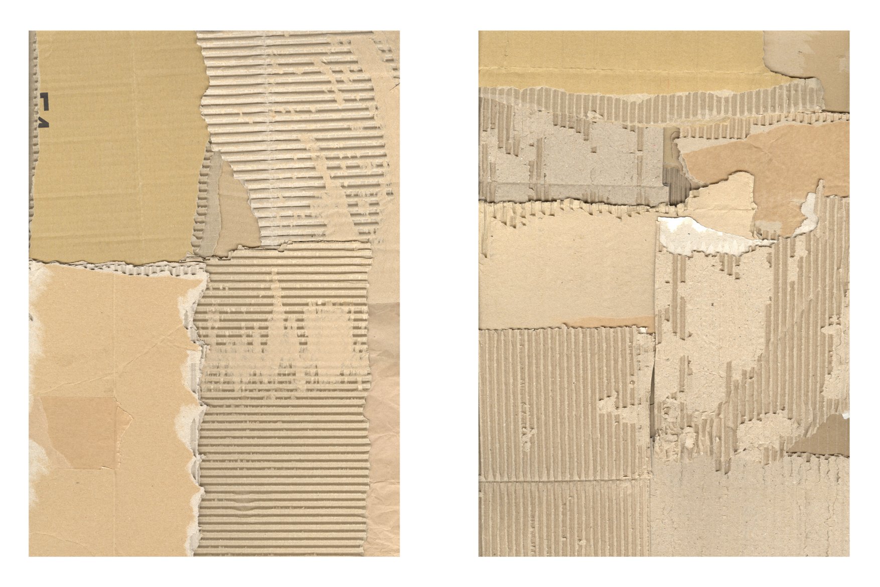 Worn & Torn Cardboard Texture Vol. 1 (118346) | Textures | Design Bundles