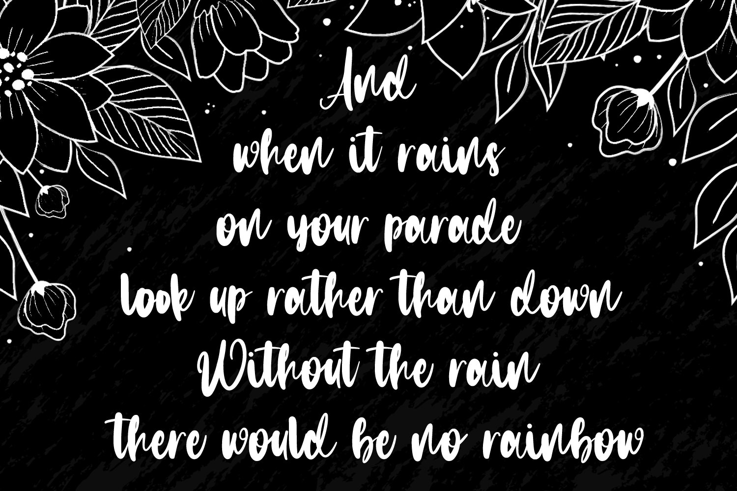 Beauty Rainfall - Beauty Bold Handwritten Font