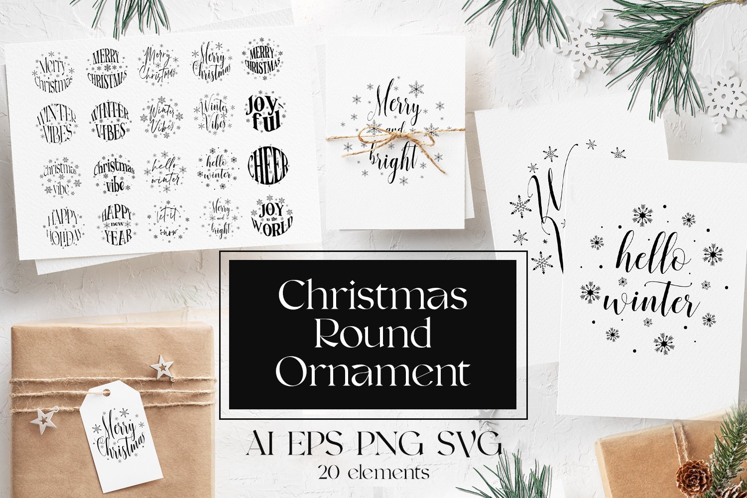 Christmas Round Ornament