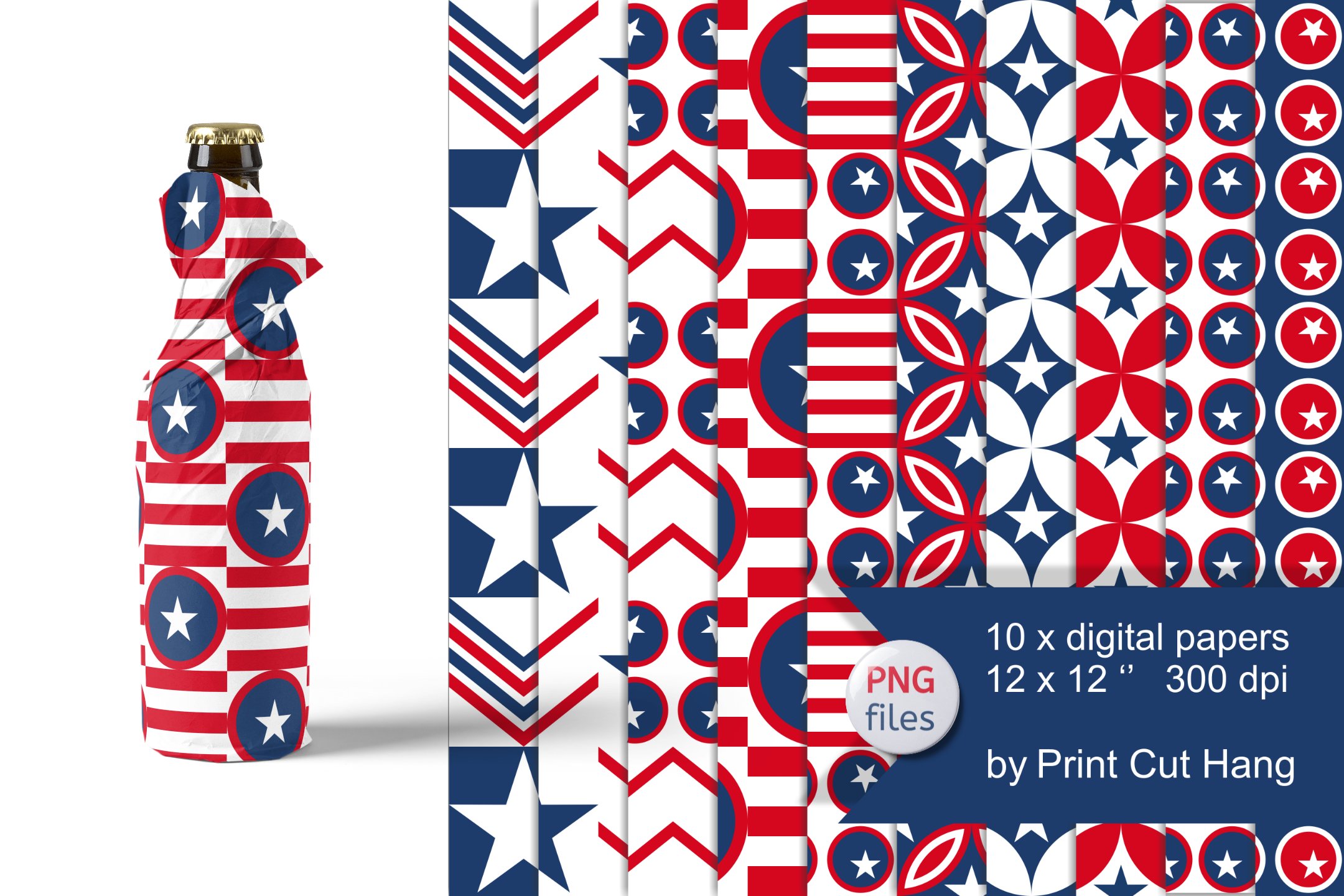 Patriotic Scrapbook Templates