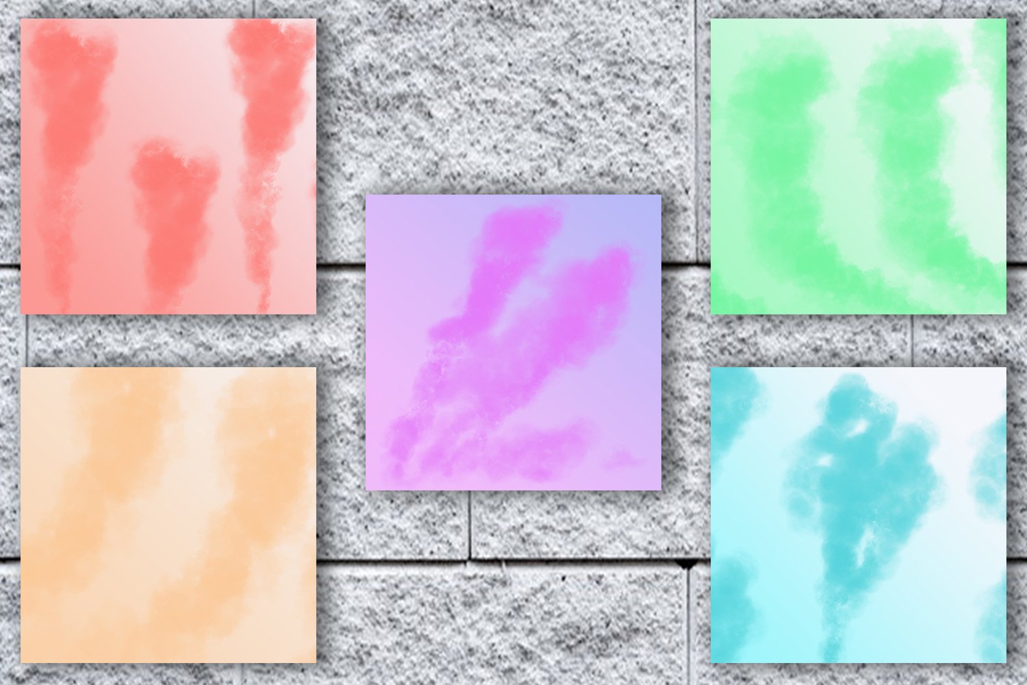 Digital Scrapbook Paper, Smoke Digital Paper, Color, OFF50 (66089 ...