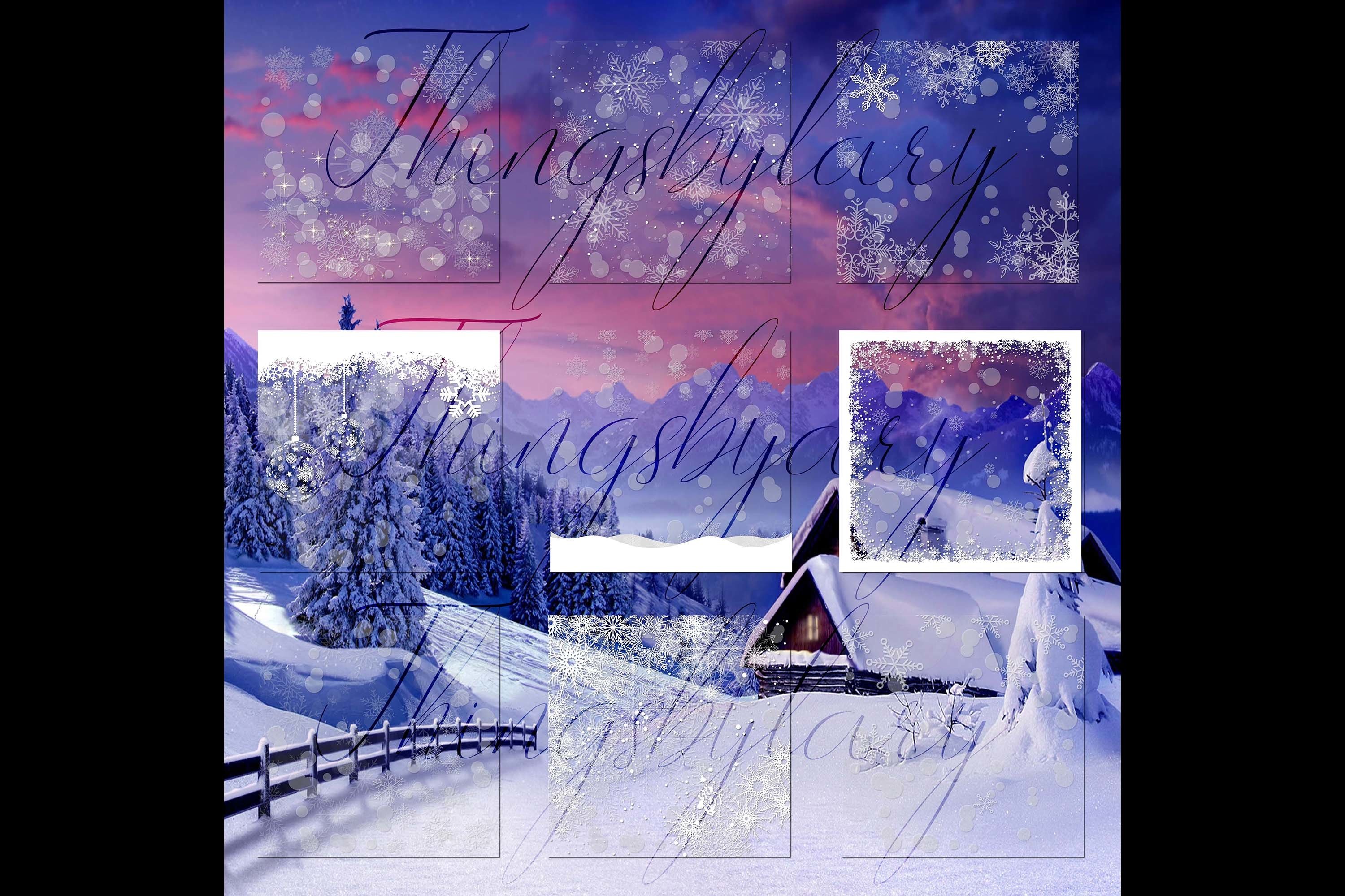 27 Falling Snowflakes Overlay Digital Images PNG Transparent (154079 ...