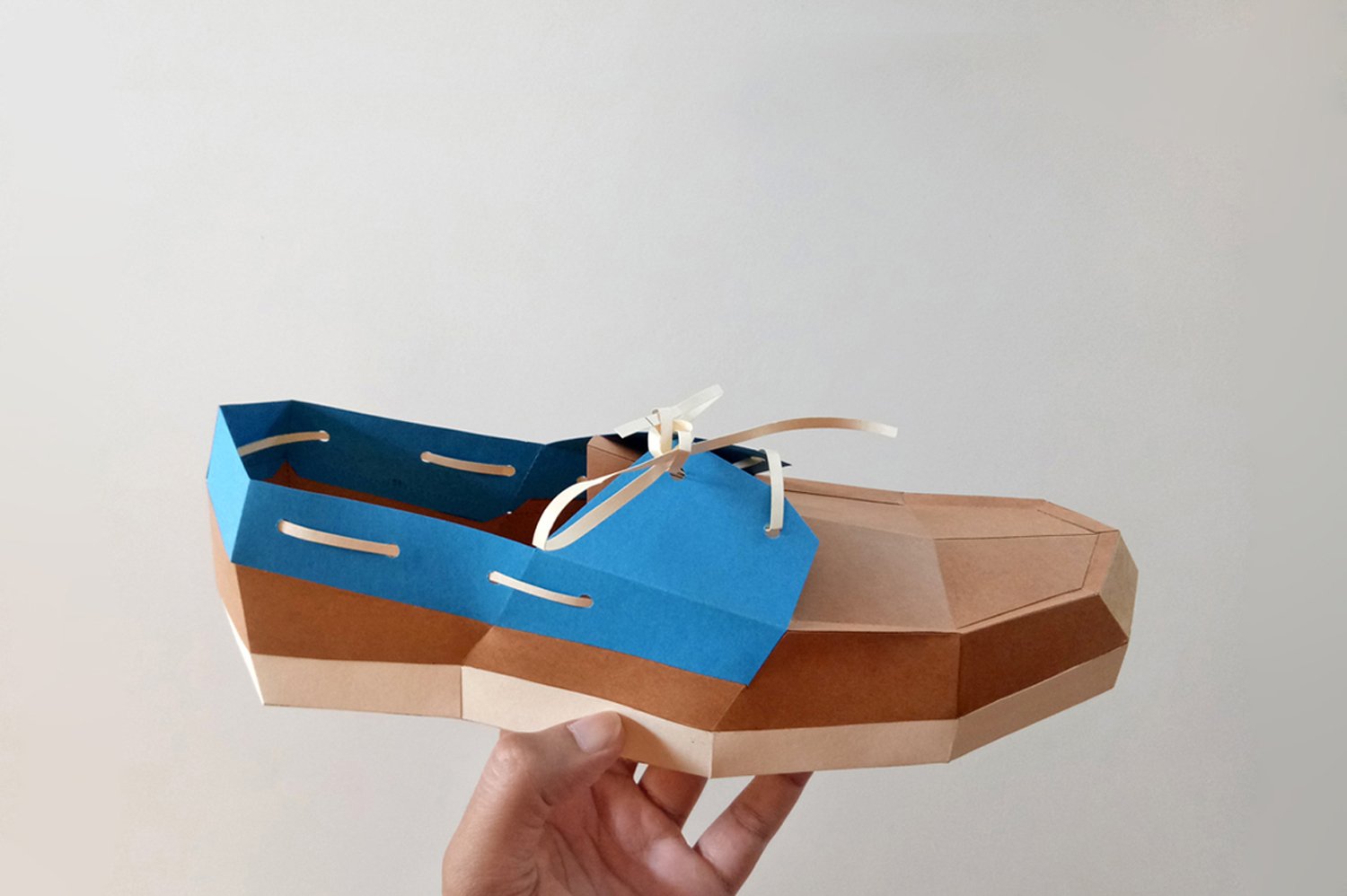 DIY Boat Shoe - 3d papercrafts (20778) | Printables | Design Bundles