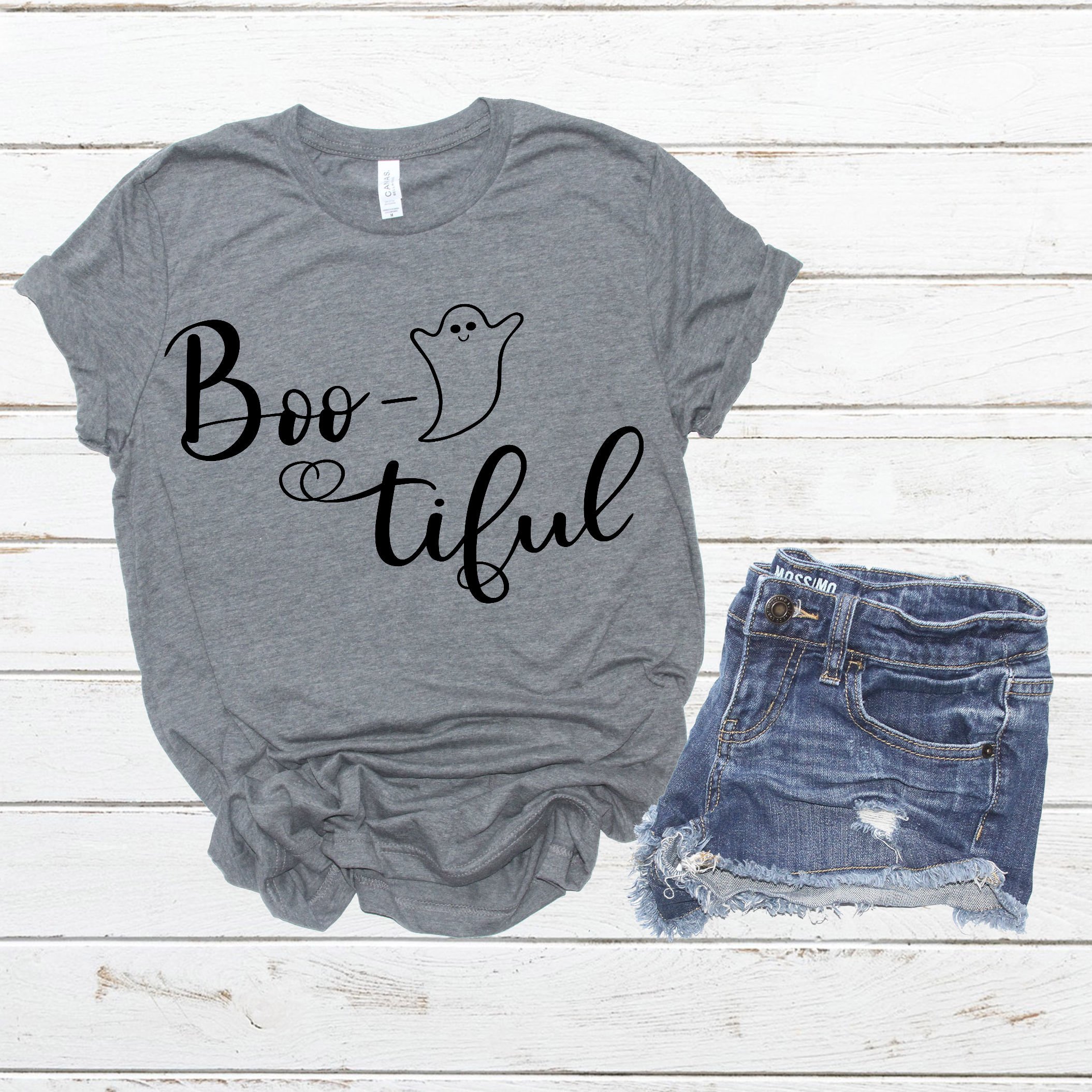 Halloween SVG - Boo-tiful SVG cut file design (123119) | Hand Lettered ...