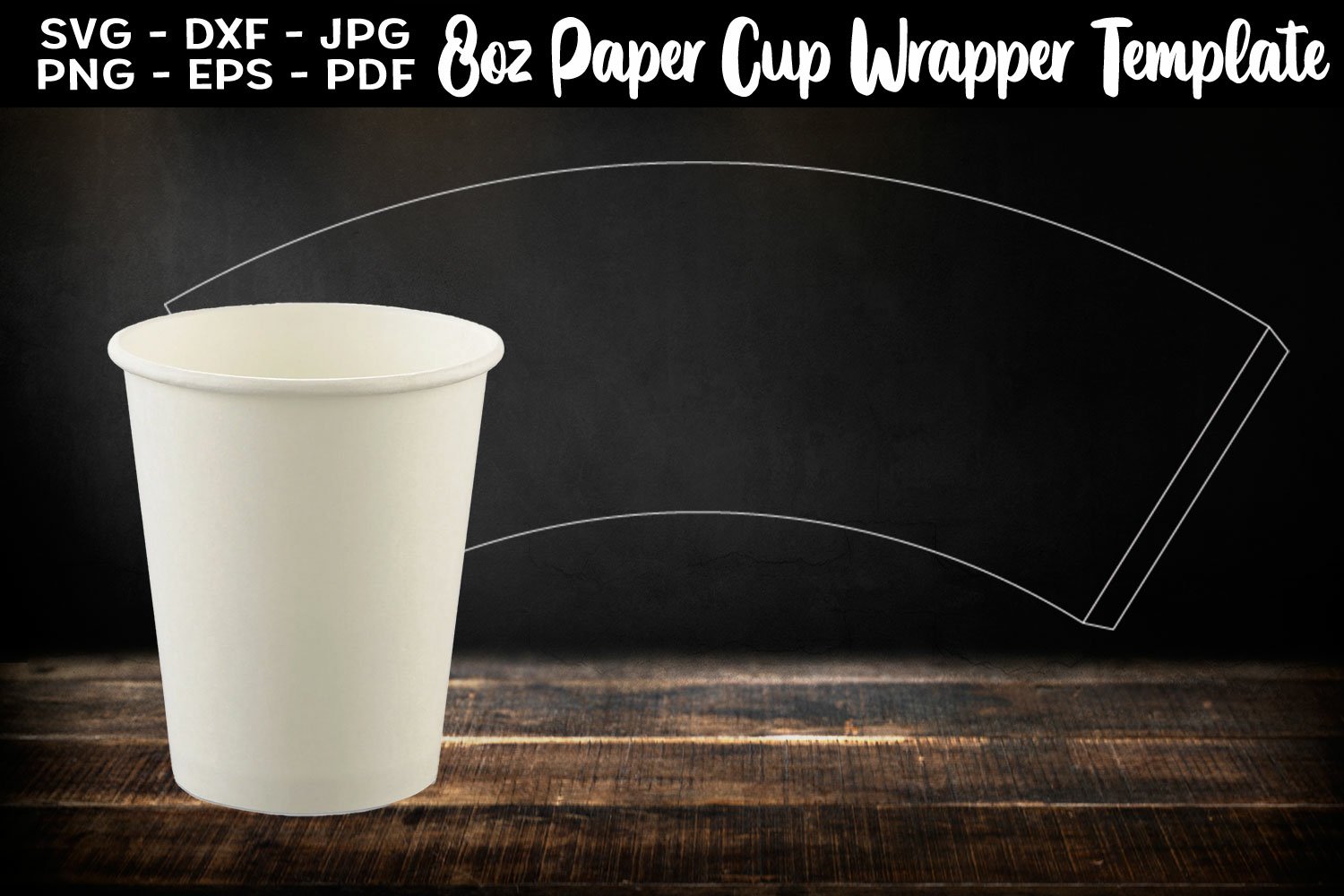 Paper Cup Template Png