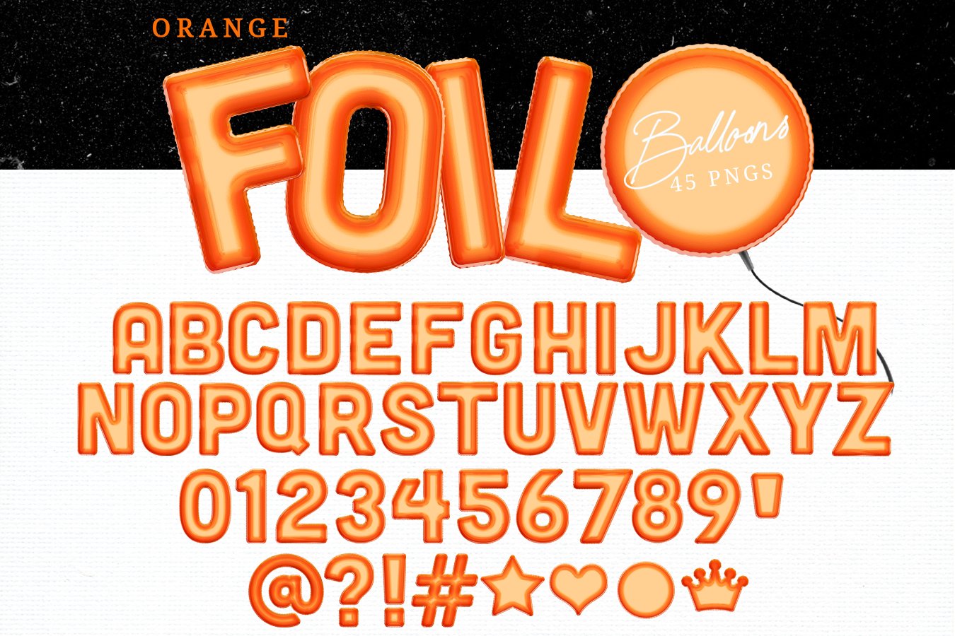 Orange Balloon Clip Art