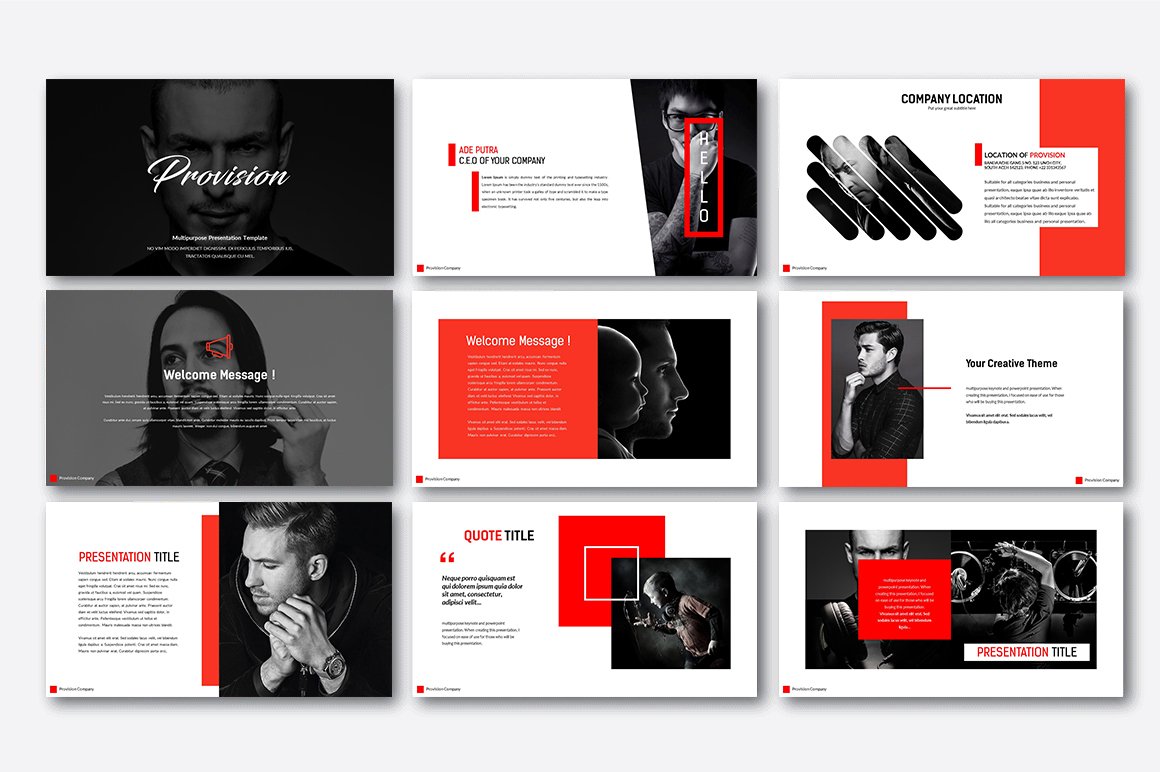 Provision Premium Presentation (132466) | Presentation Templates ...