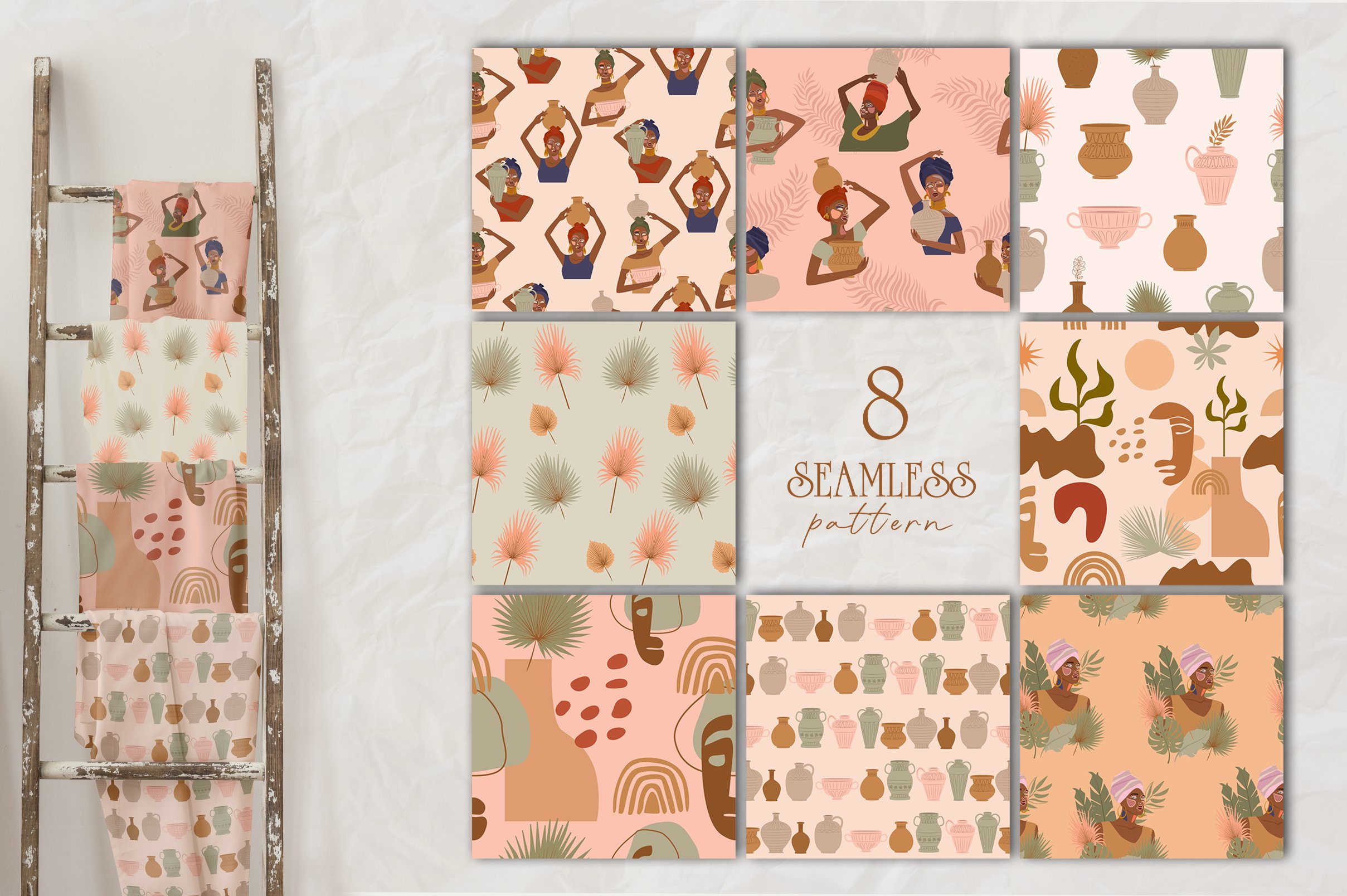 Oasis abstract collection (534786) | Illustrations | Design Bundles