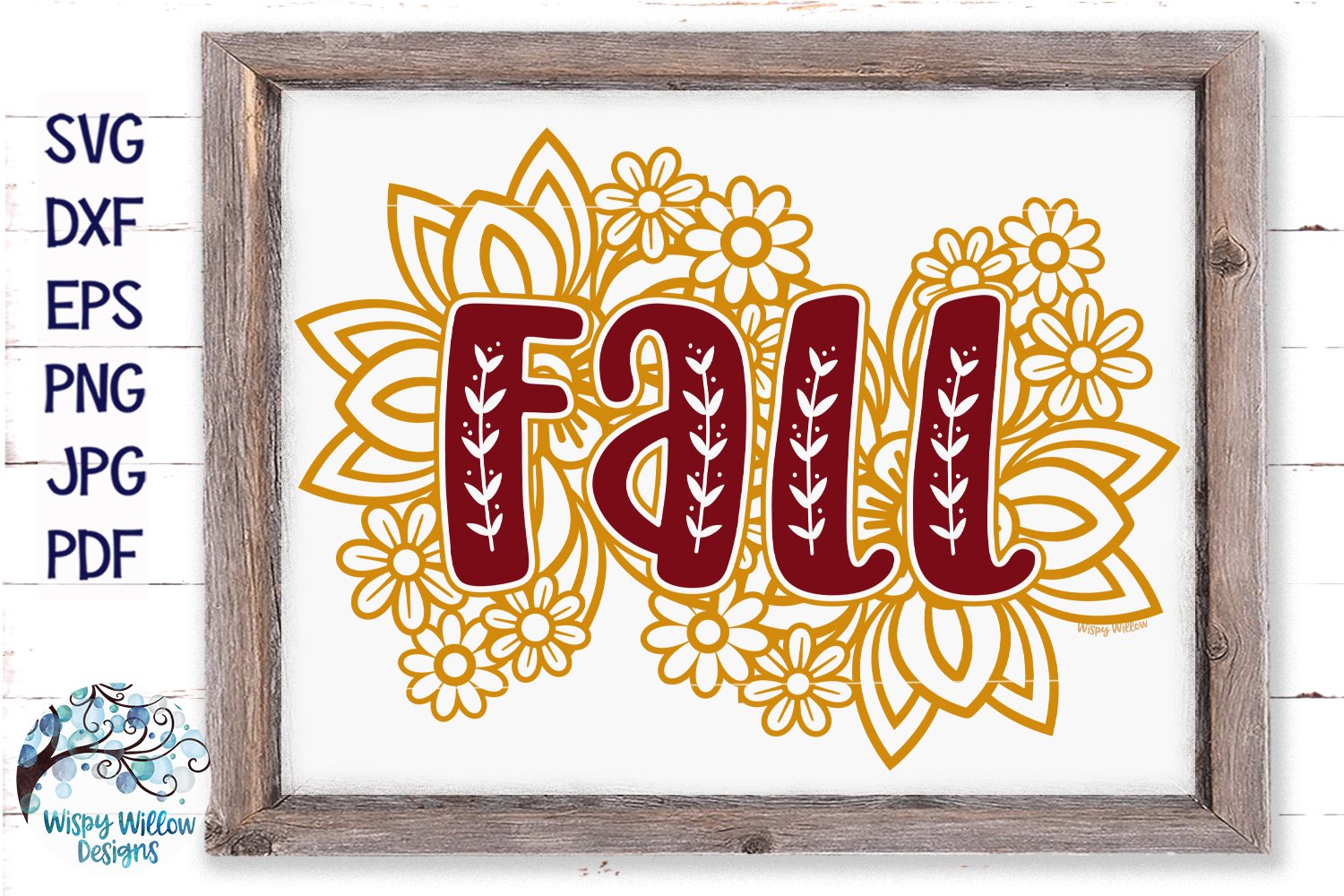 Floral Fall Bundle | Autumn Flower SVG Cut Files (882103) | SVGs ...