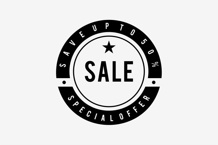 Sale logo design template premium (1081545) | Logos | Design Bundles