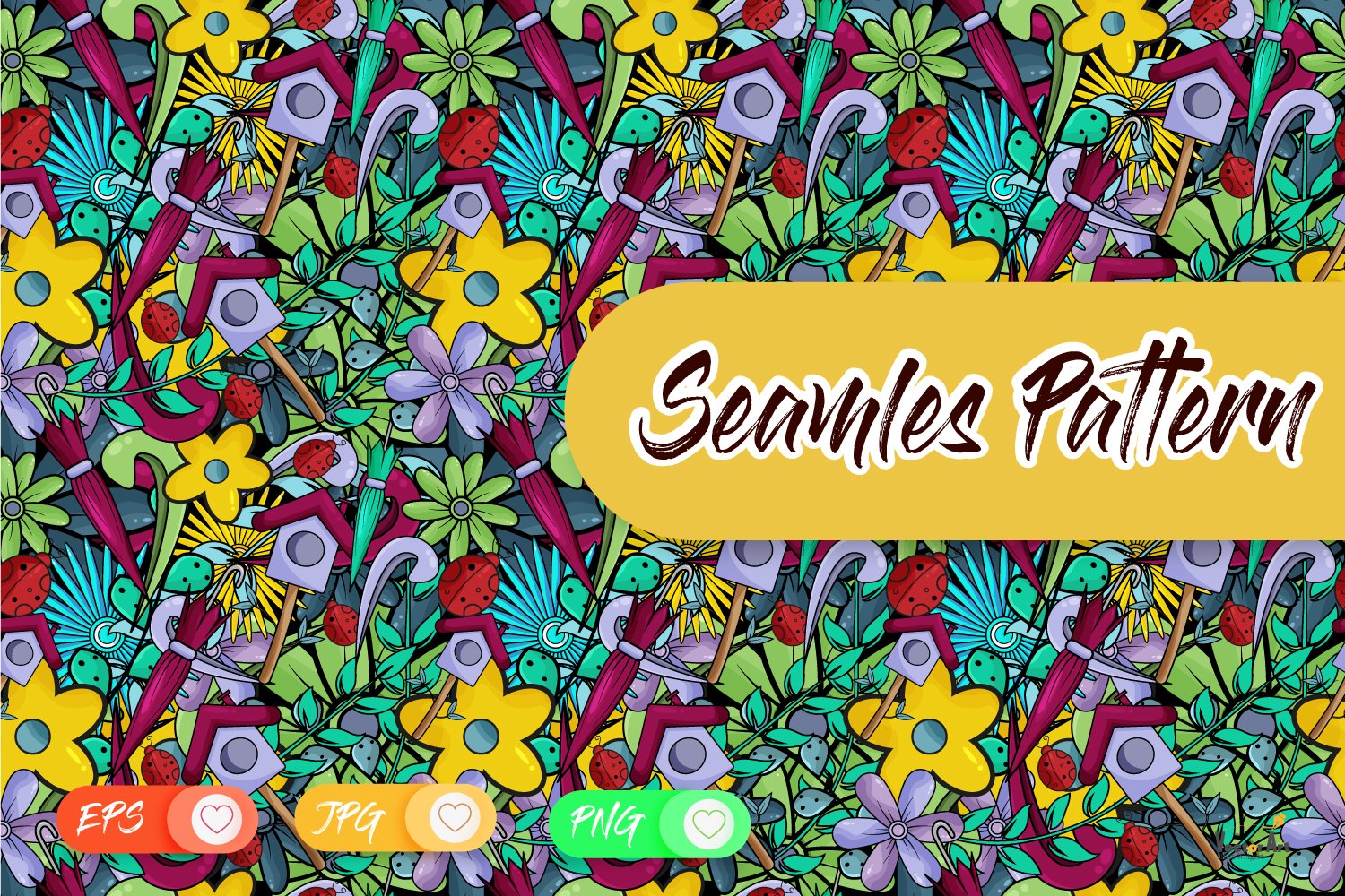 Spring Bundle - For Crafters (448340) | Illustrations | Design Bundles