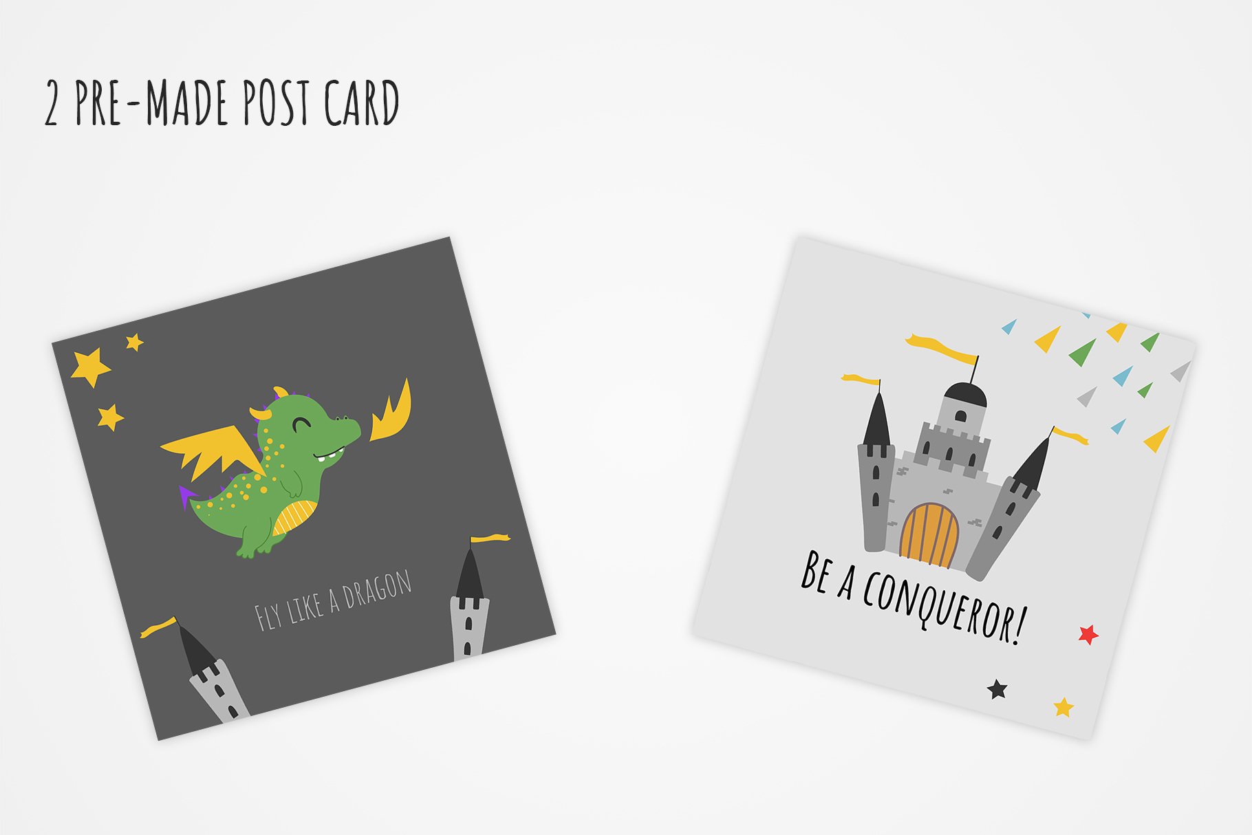 Knights and Dragons Collection (1038201) | Patterns | Design Bundles