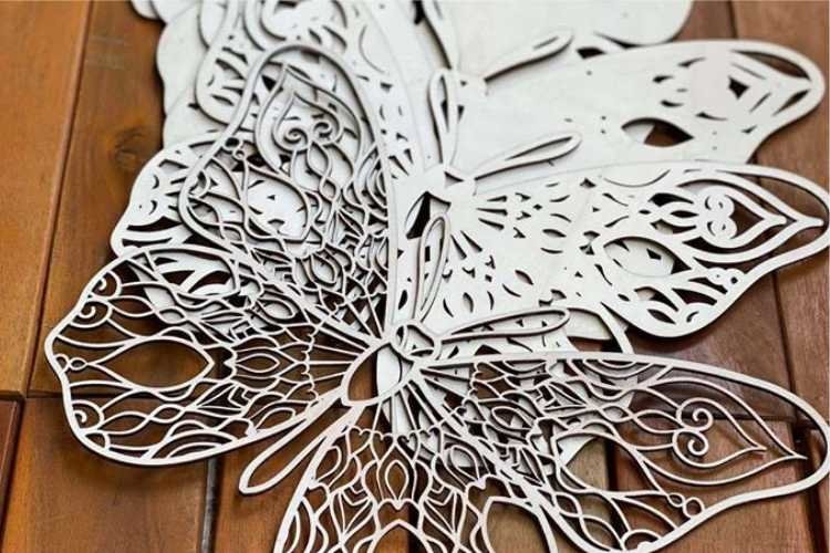 Butterfly 1 (724394) | Laser Engraving | Design Bundles