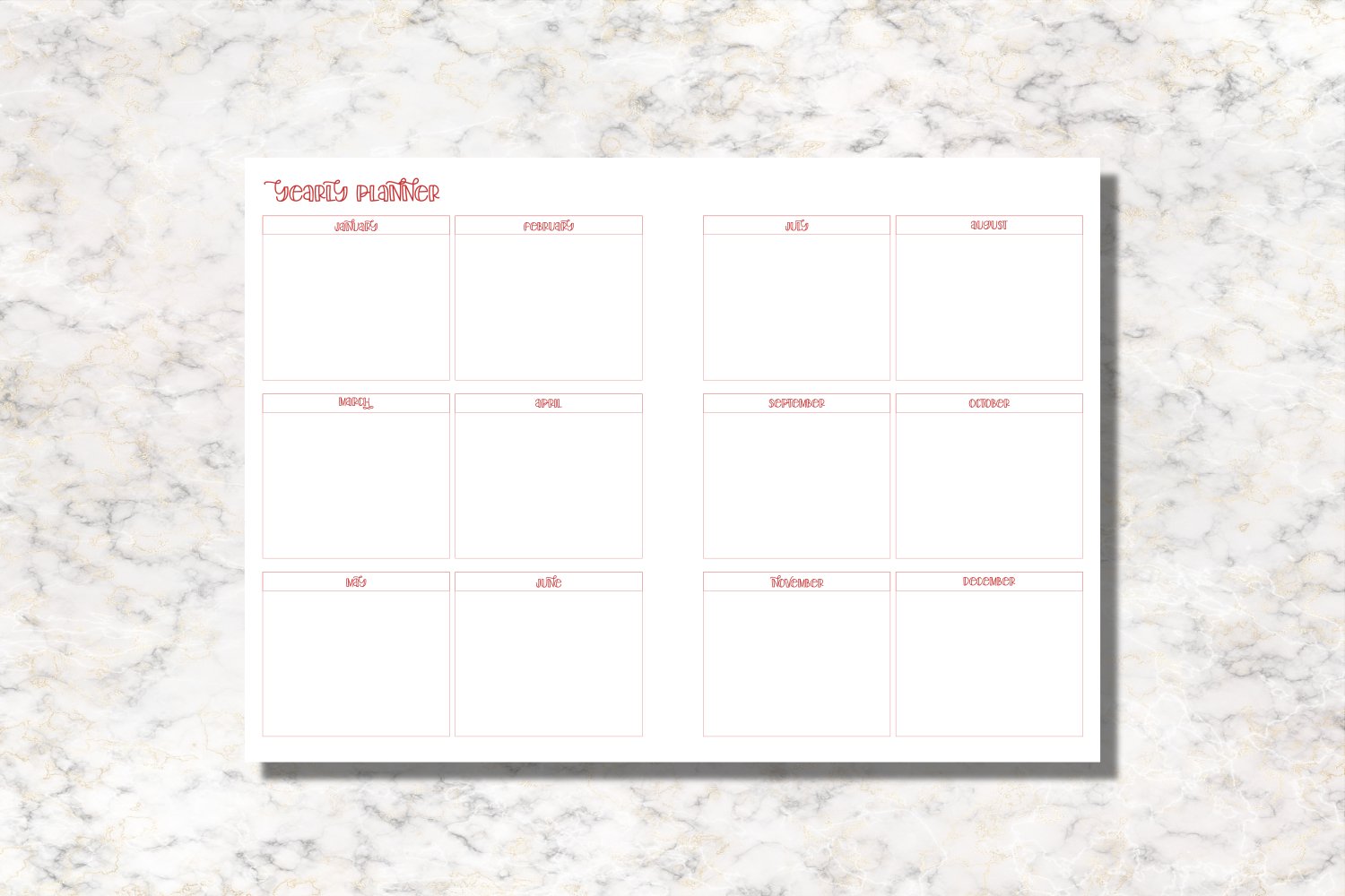 Geometric and Leaves A5 Size Notebook Inserts Planners