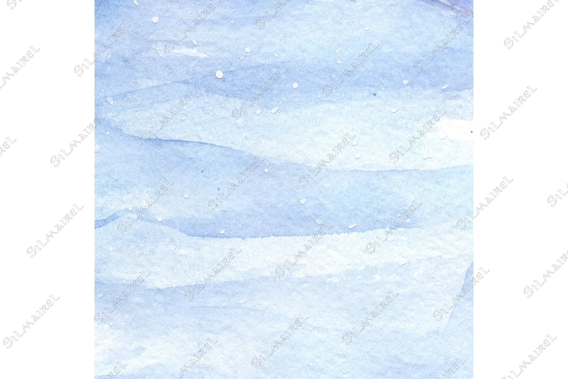 Watercolor light blue winter snow sky texture background (849462 ...