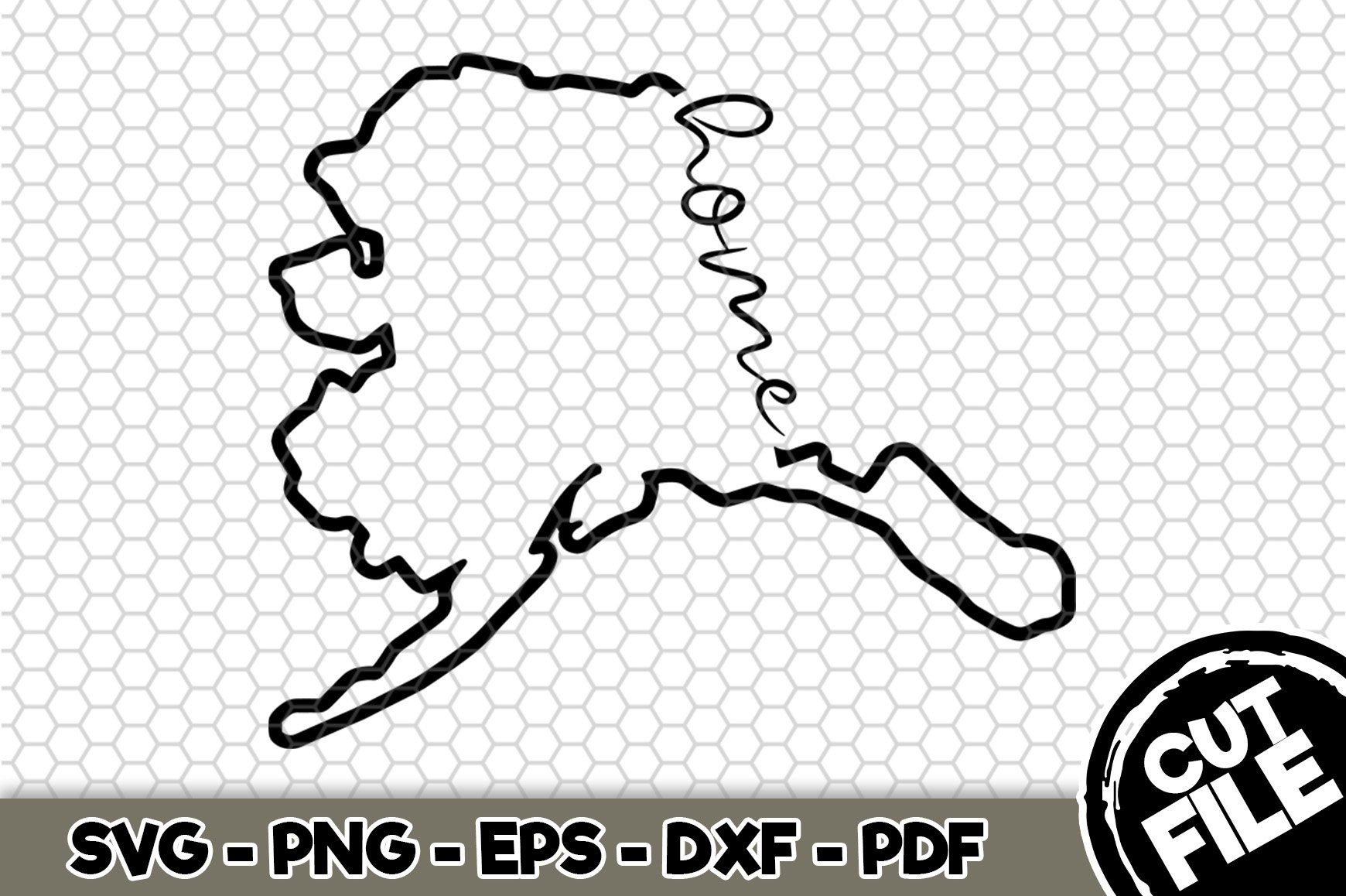Home Alaska - Alaska State - SVG Cut File n333 (513628) | SVGs | Design ...