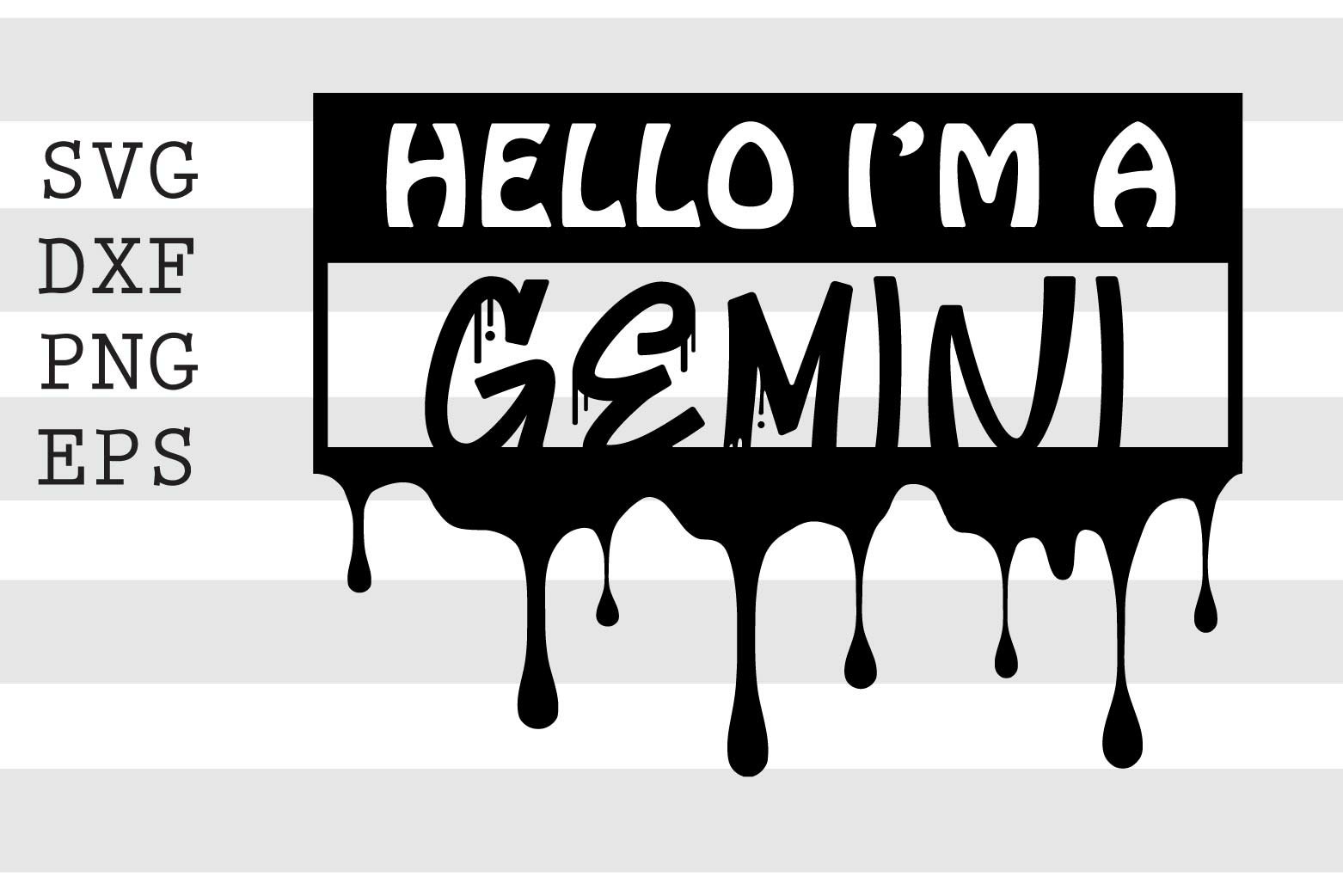 Hello I'm a Gemini SVG (1197019) | SVGs | Design Bundles