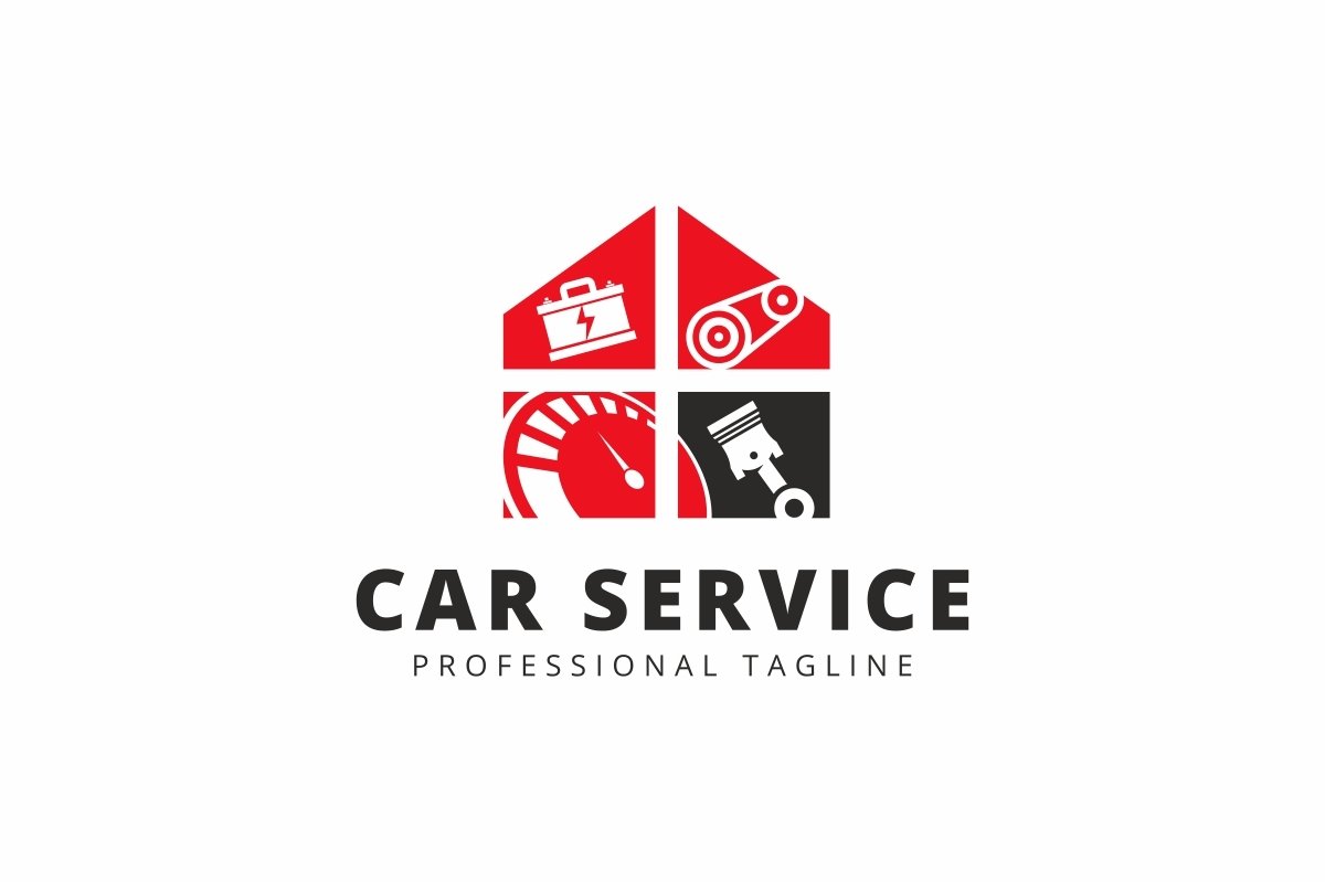 Car Service Logo Design Template
