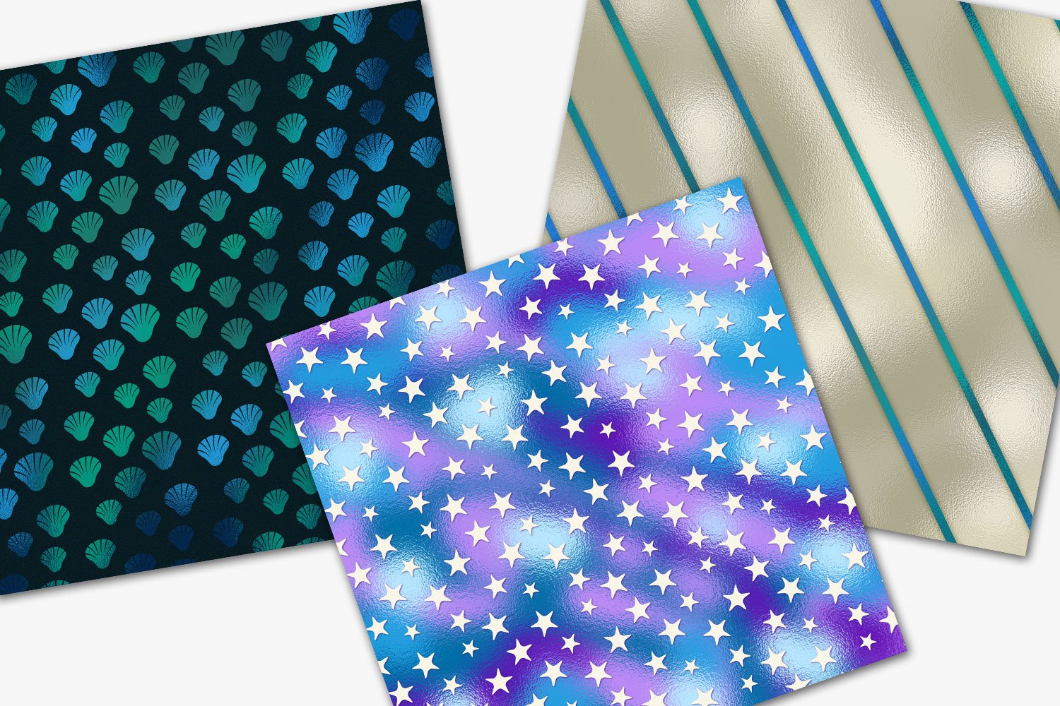 Ocean Backgrounds - 10 digital papers