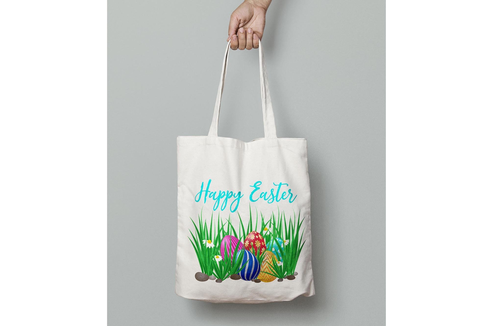 Easter sublimation, spring daisy flowers, Easter eggs. (1204252 ...