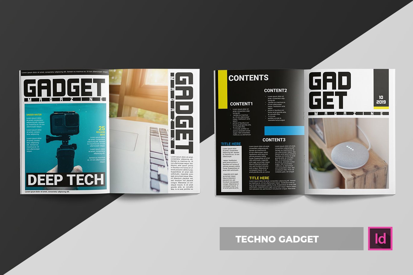 techno | Magazine (777677) | Magazines | Design Bundles