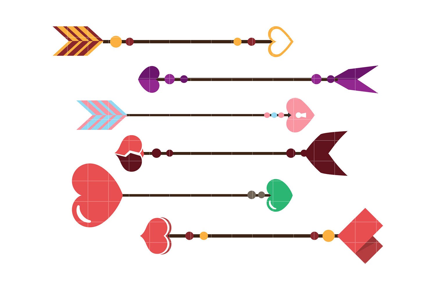Cupid Arrows (1136508) | Illustrations | Design Bundles